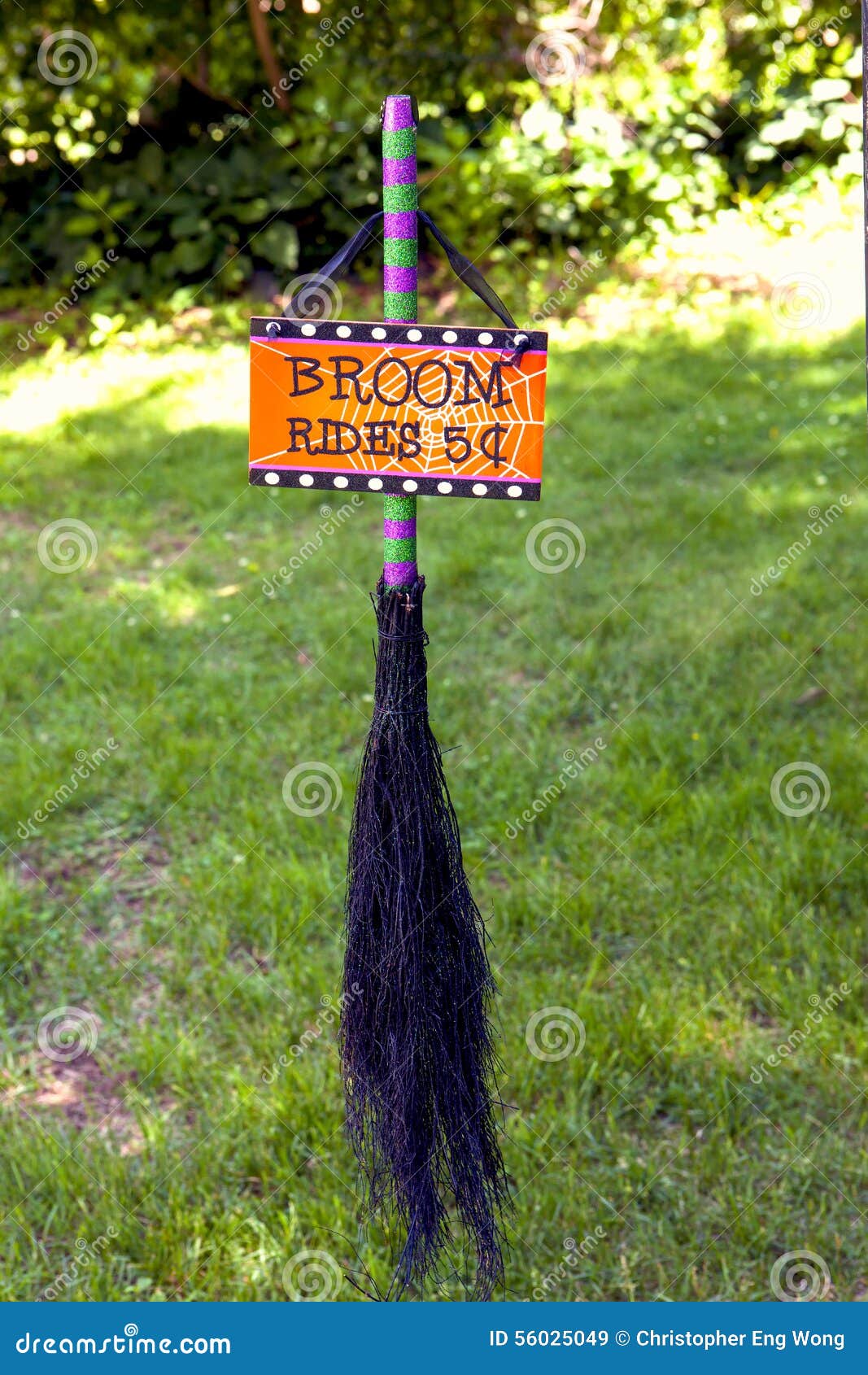 Broom Rides stock image. Image of broom, halloween, sign - 56025049