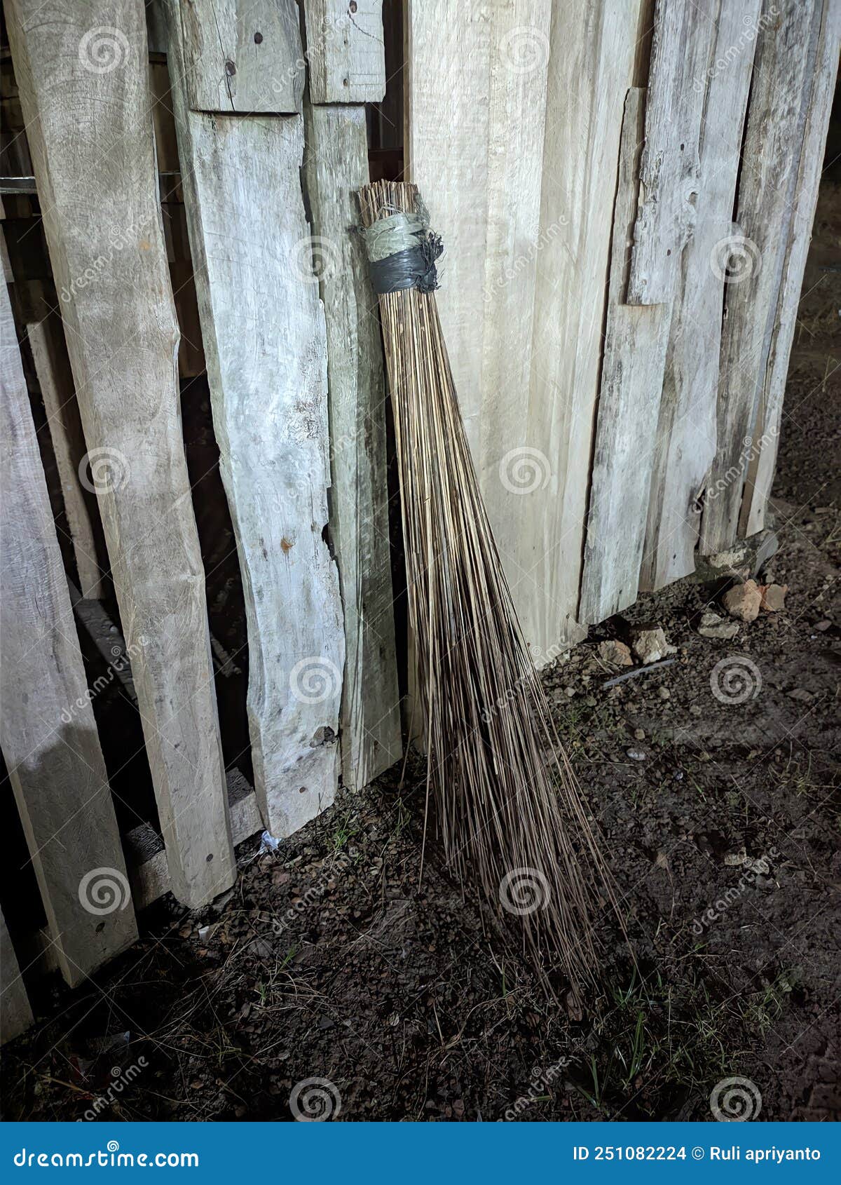 Broom Stick : Traditional Cleaning Tools Stock Photo - Image of ...