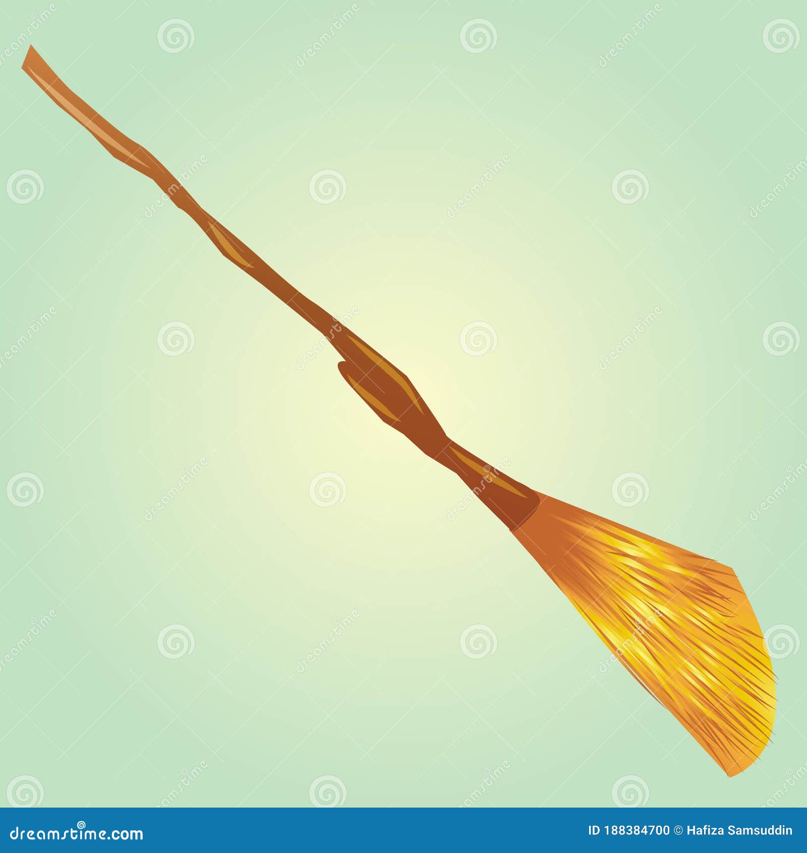Broom Stick. Vector Illustration Decorative Design Stock Vector ...