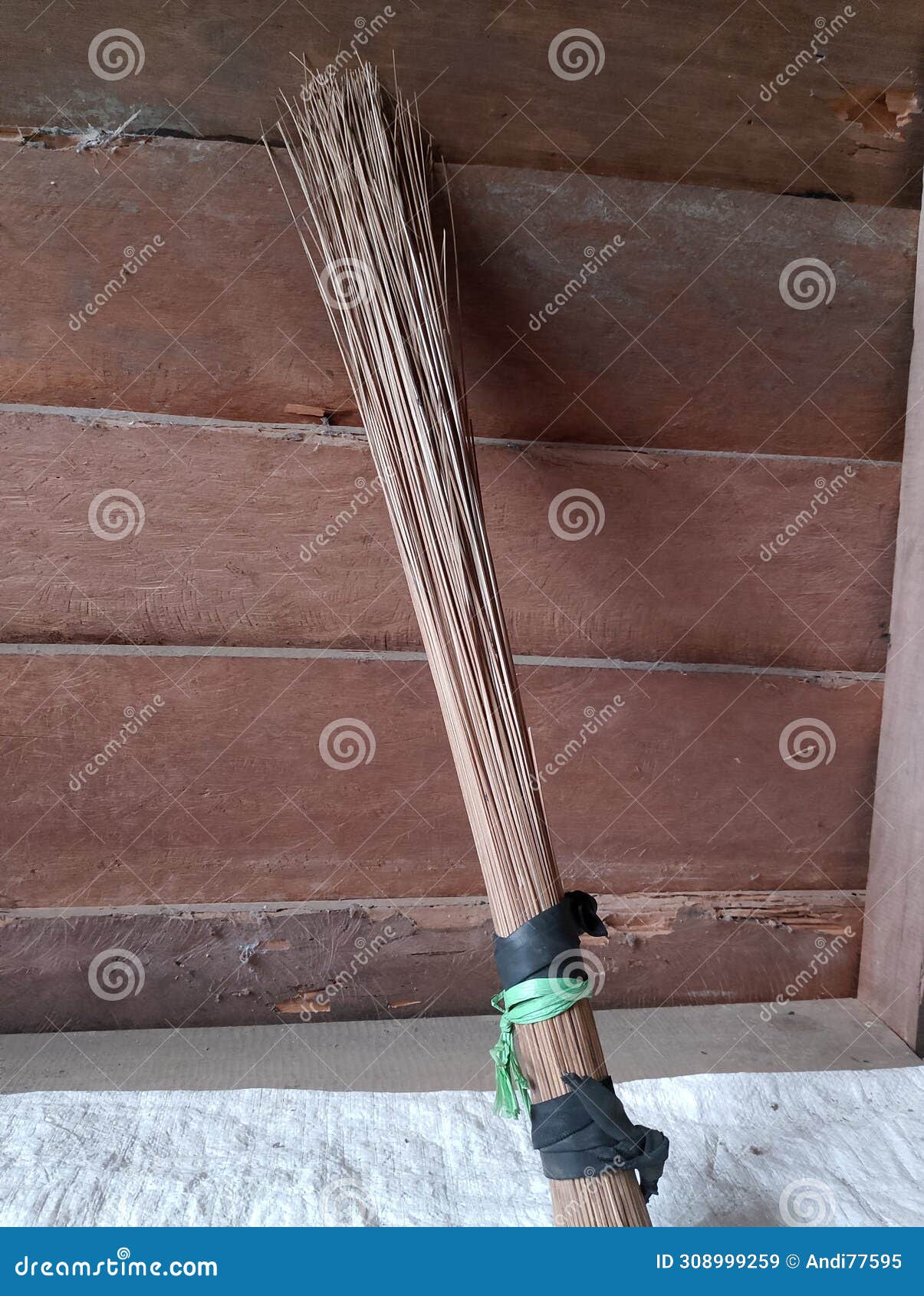 Broom Sticks are Made from Coconut Sticks Stock Image - Image of brooms ...
