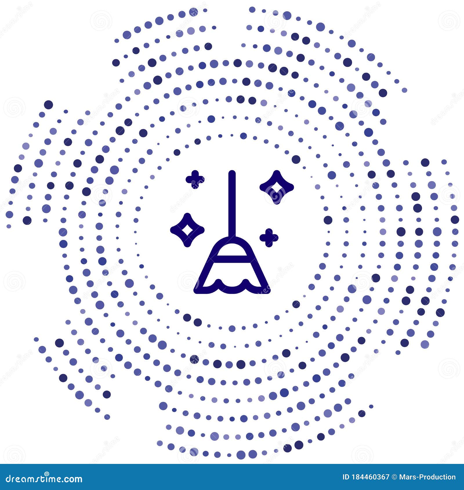 Broom Vector Icon. Broom Editable Stroke. Broom Linear Symbol for Use ...