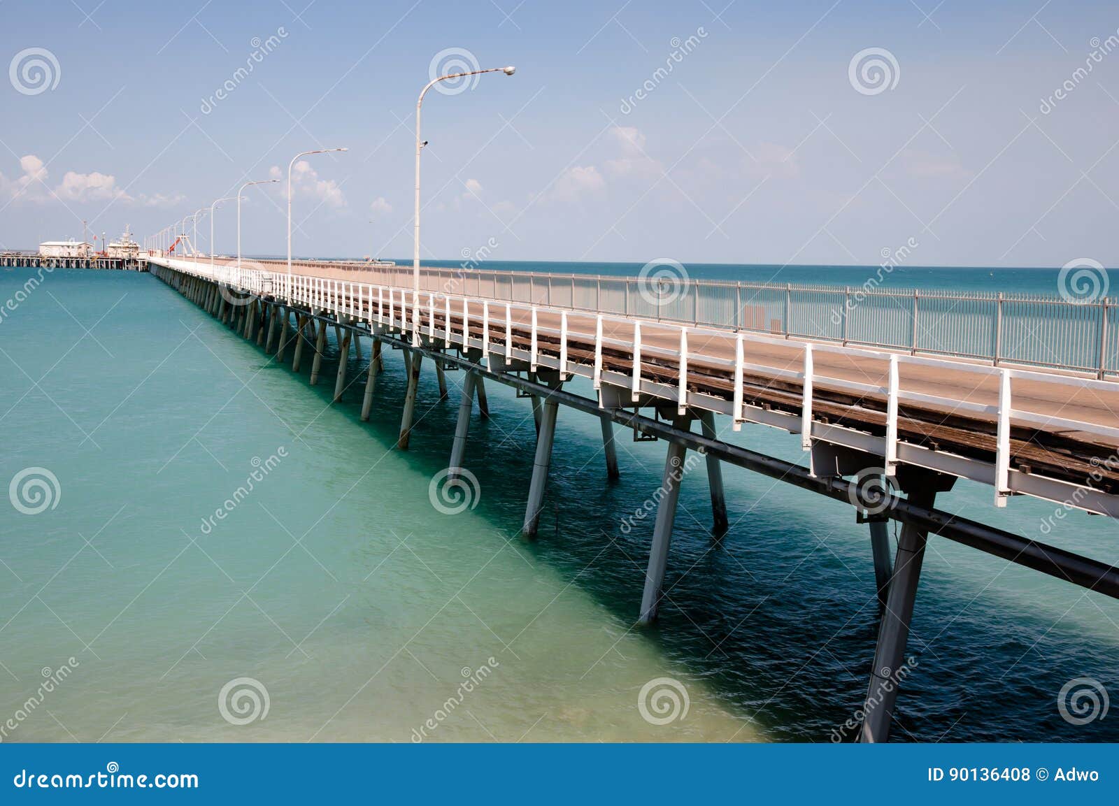 Broome Jetty - Australia stock photo. Image of marina - 90136408