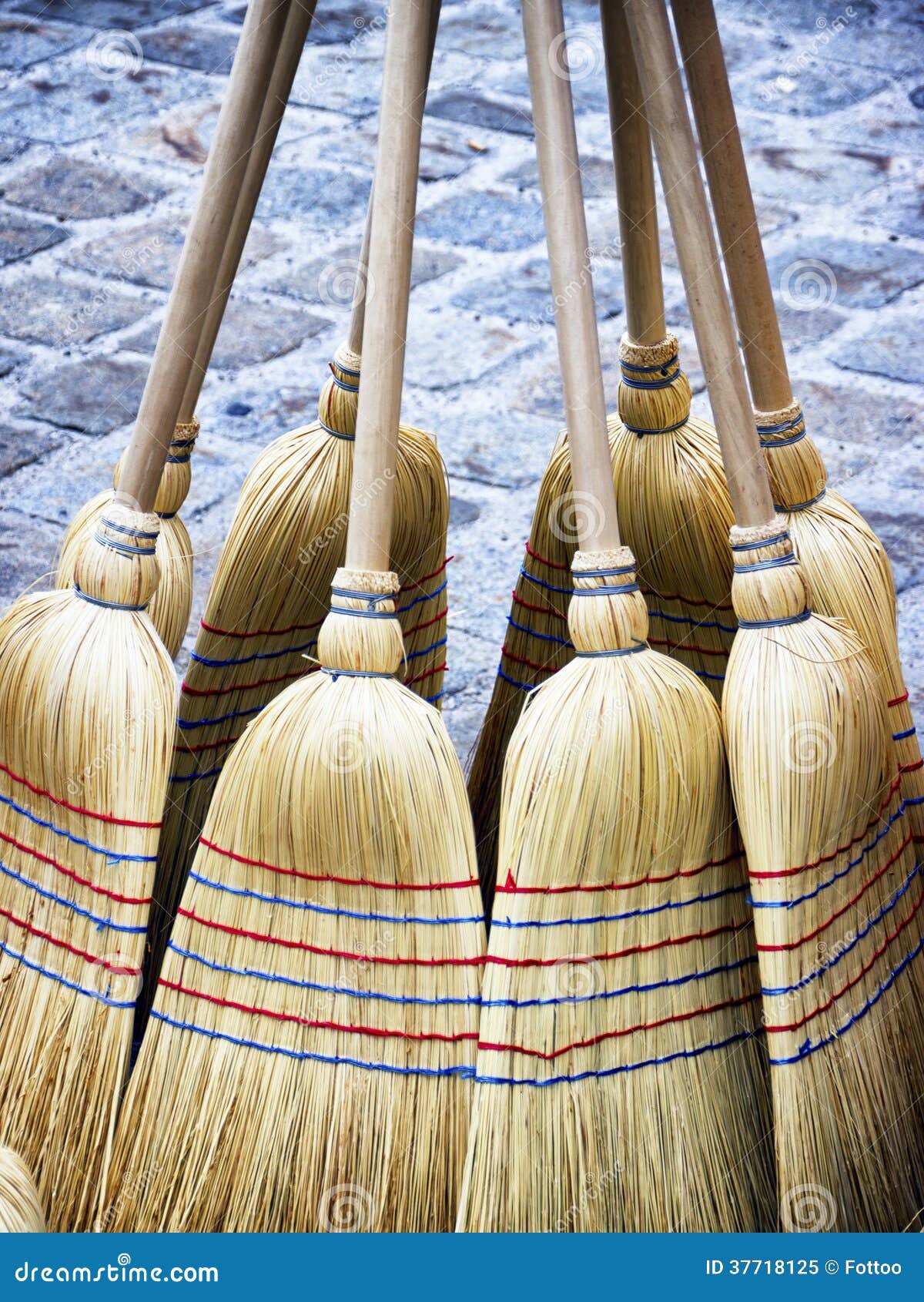 Brooms stock image. Image of tool, sunlight, horizontal - 37718125