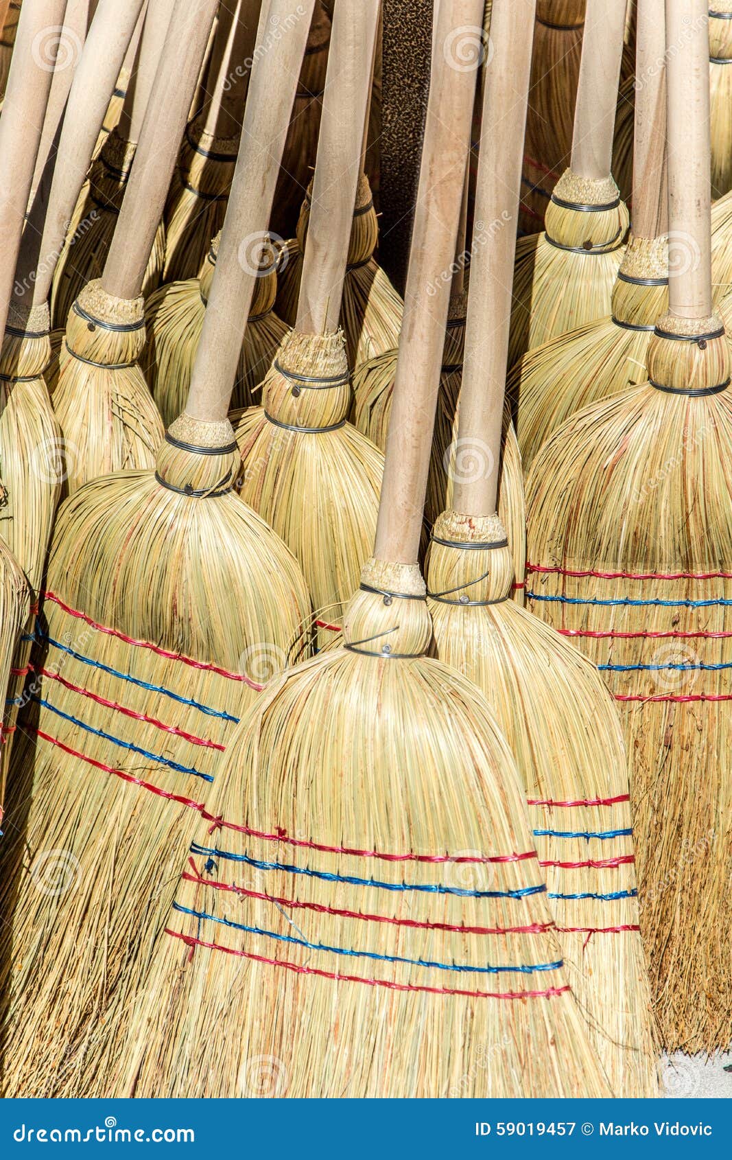 Brooms stock image. Image of cleanliness, brooms, household - 59019457