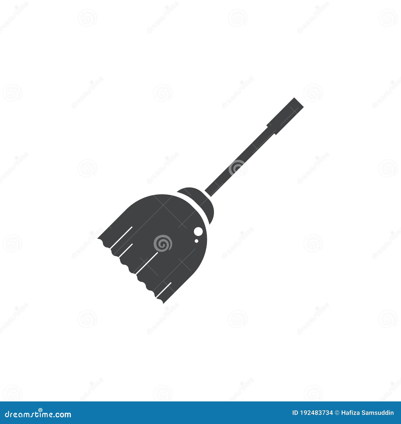 Broomstick Icon Illustration. Vector Illustration Decorative Design ...