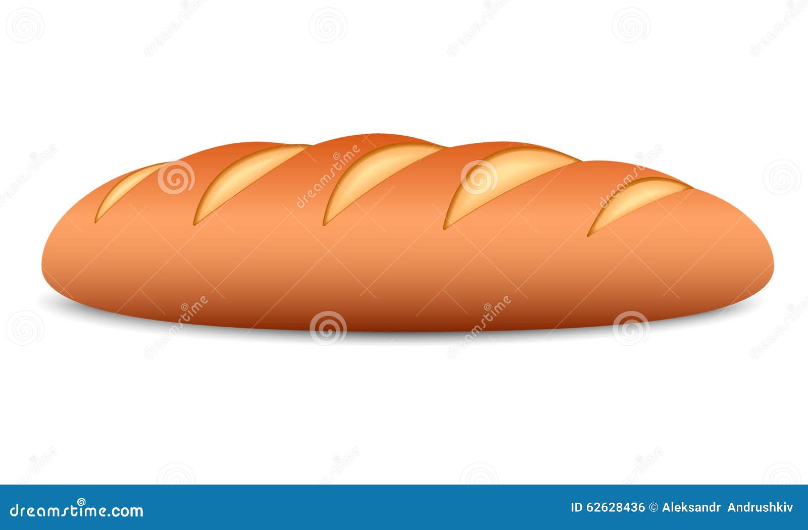 Brot vektor abbildung. Illustration von backen, frühstück - 62628436