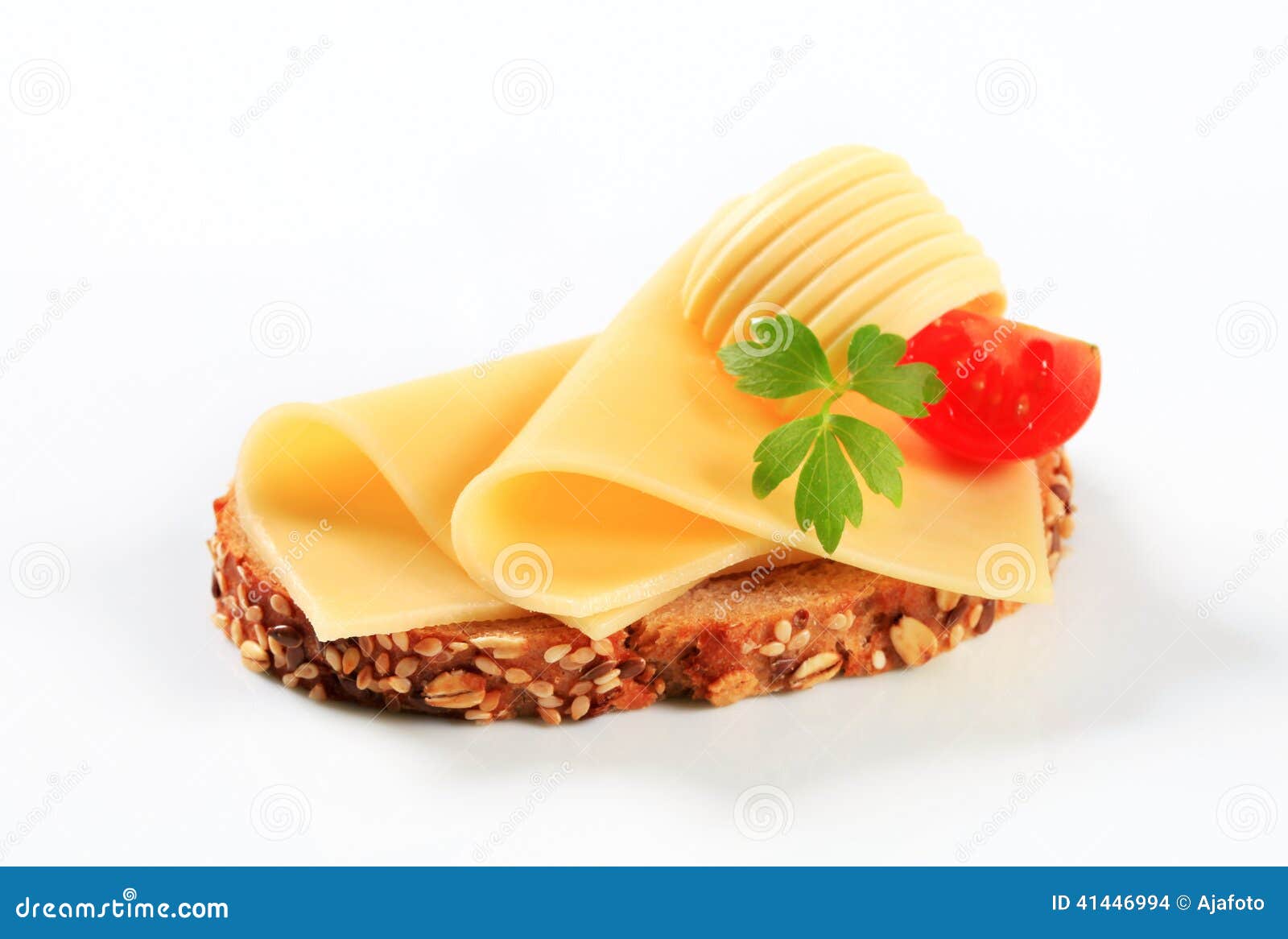 Brot Mit Butter Und Käse Stockfoto - Bild: 41446994