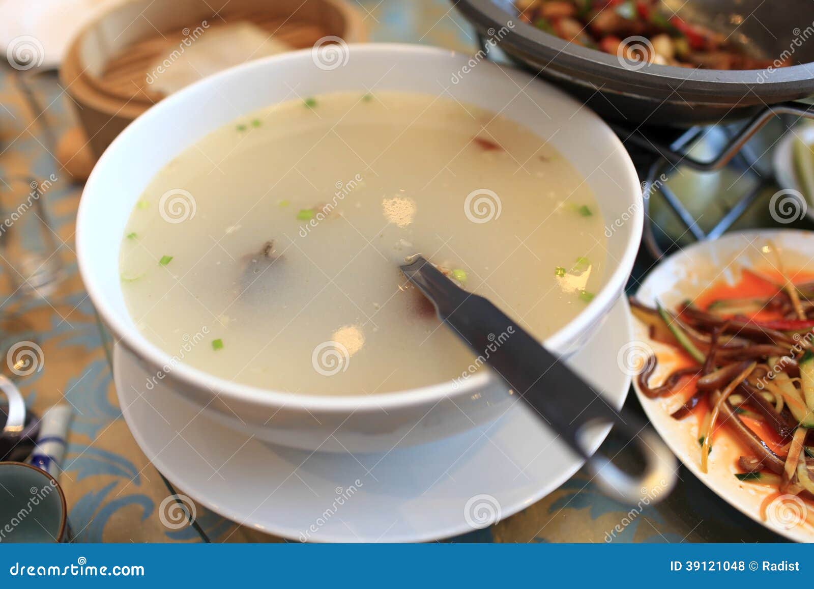 Broth from peking duck stock photo. Image of cooked, dinner - 39121048