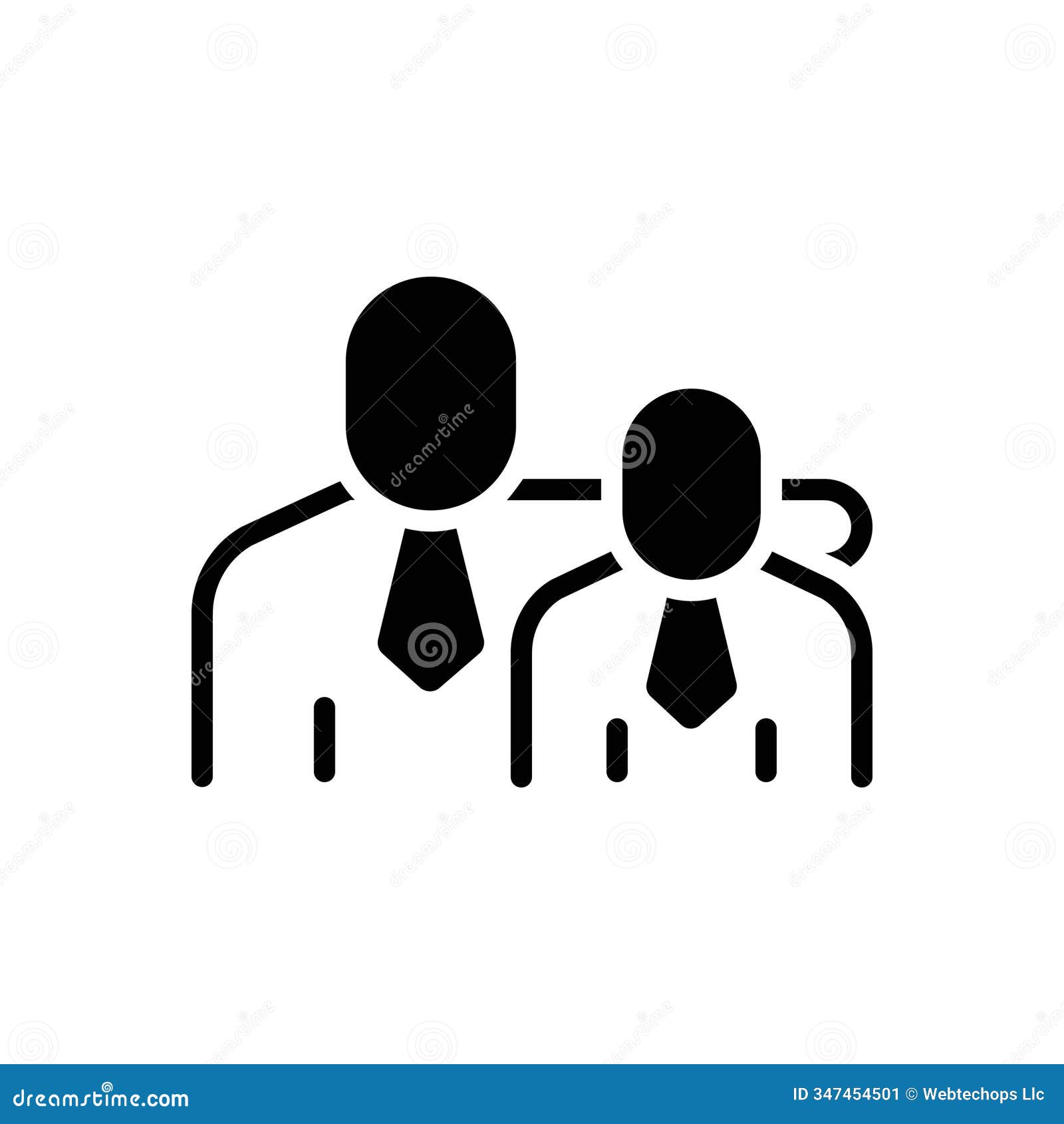 Black Solid Icon for Brother, Relative and Brotherhood Stock ...