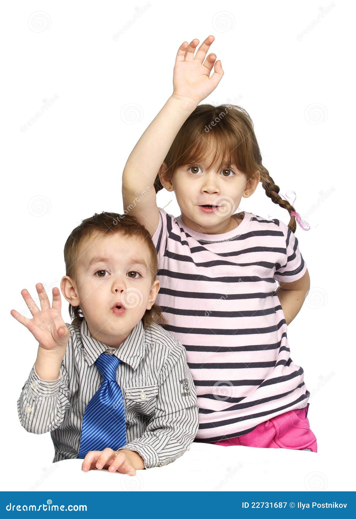 Brother and sister stock image. Image of male, girl, portrait - 22731687