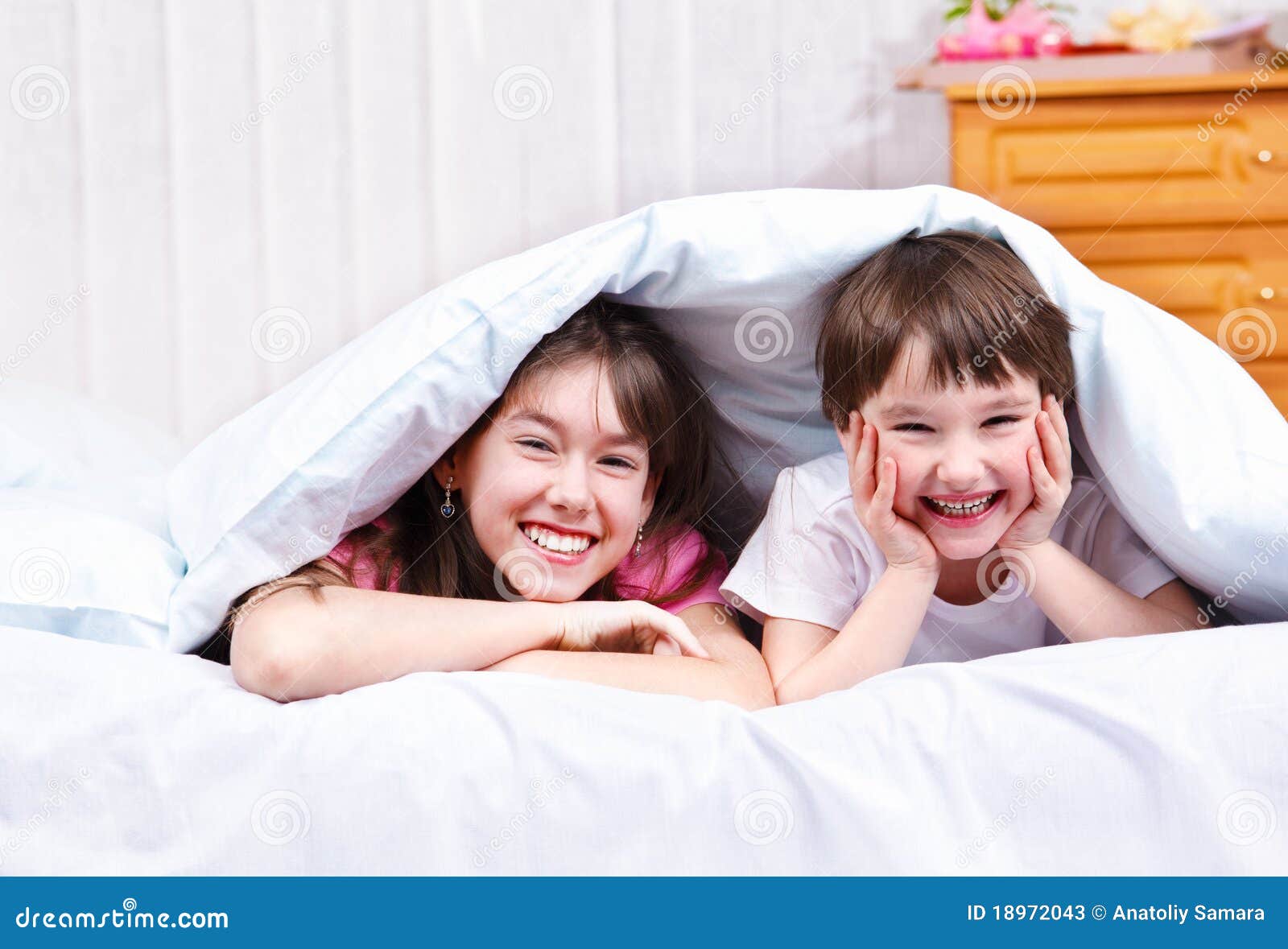 Brother and Sister Laughing Stock Image - Image of brother, people ...