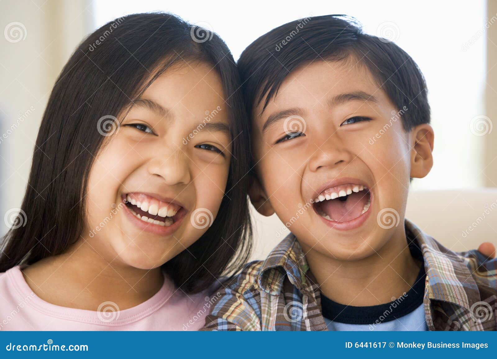 Brother and Sister Laughing Stock Image - Image of clothing, camera ...
