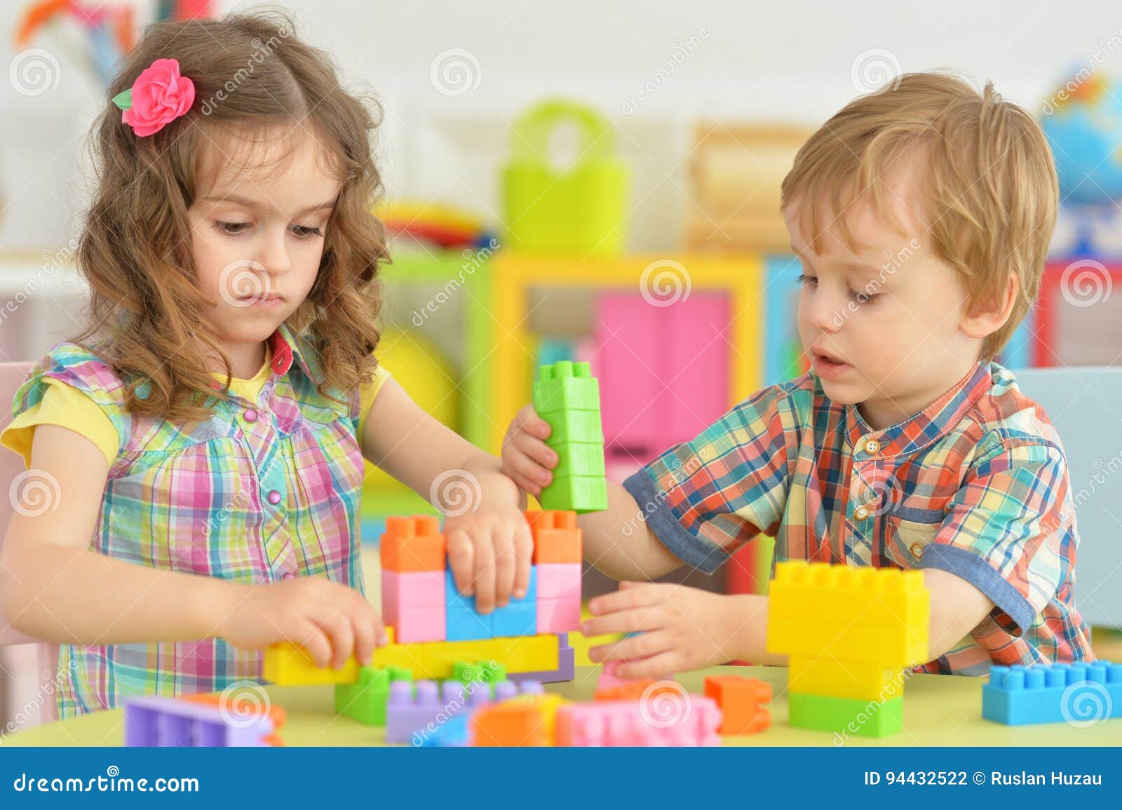 Brother and Sister Playing Together Stock Photo - Image of real, human ...