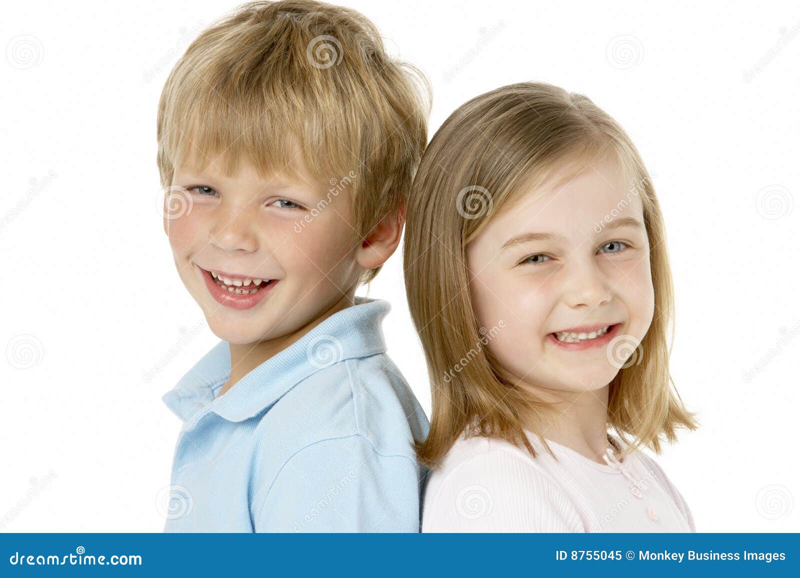 Brother and Sister Smiling stock image. Image of happy - 8755045