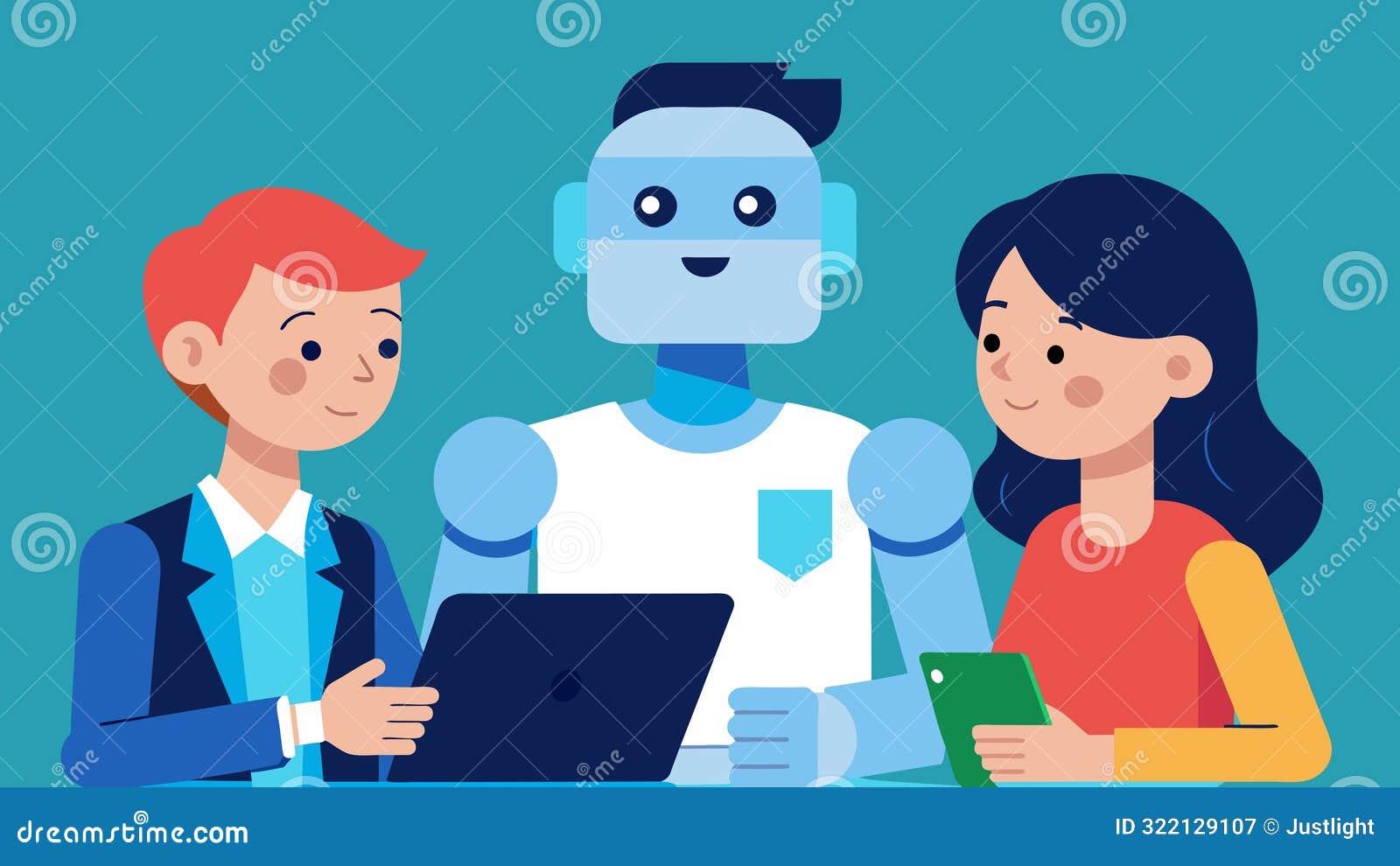 A Team Of Intelligence Analysts Standing In Front Of A Window, Looking ...