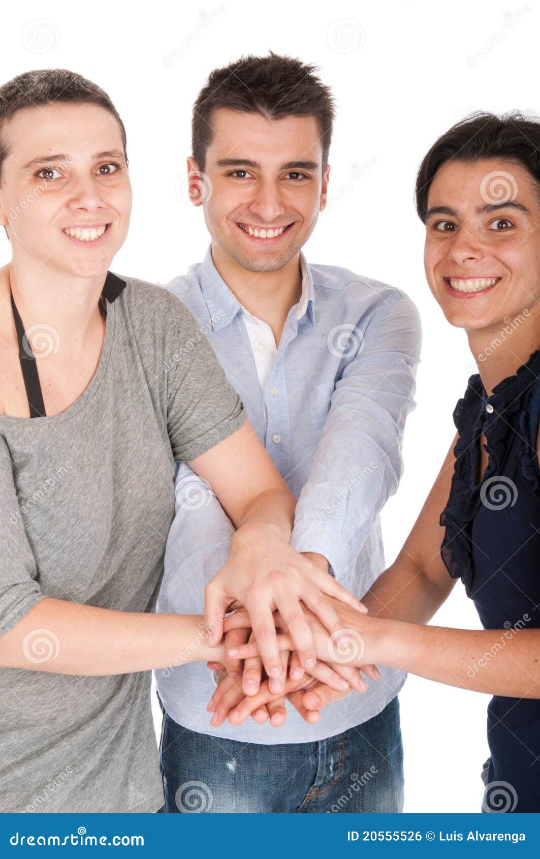 Brother and sisters union stock photo. Image of positive - 20555526