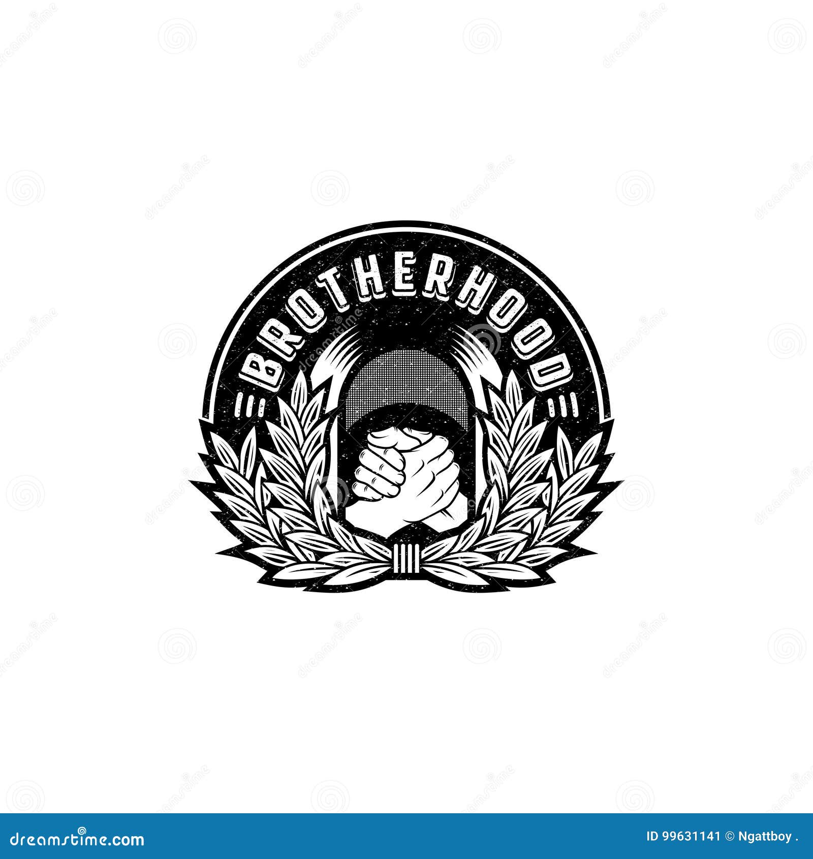 Brotherhood ilustração do vetor. Ilustração de emblema - 99631141