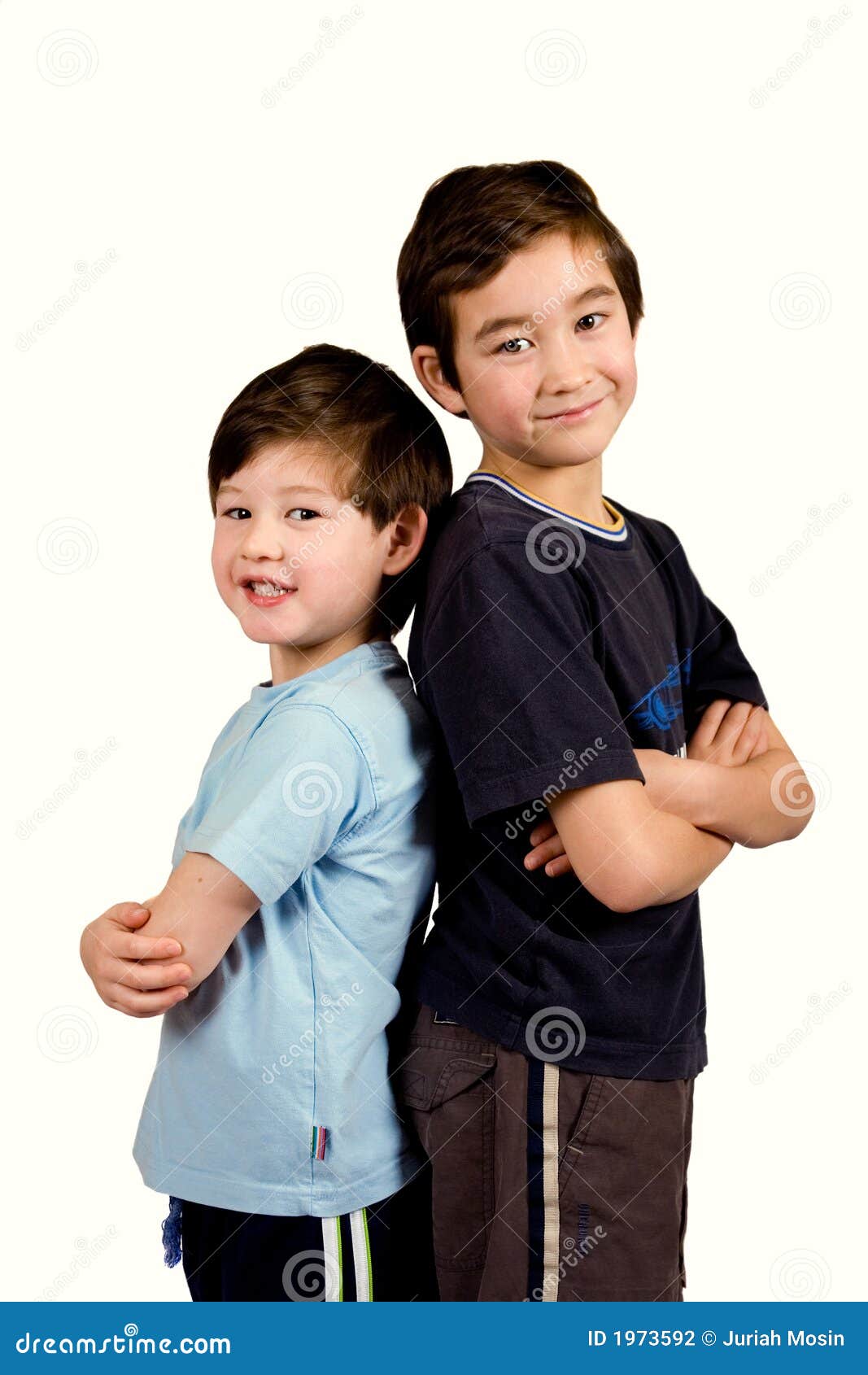 Brotherly love. stock photo. Image of achievement, childhood - 1973592