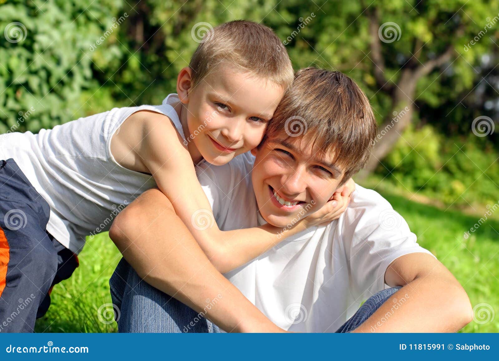 Brothers stock image. Image of caucasian, portrait, cheerful - 11815991