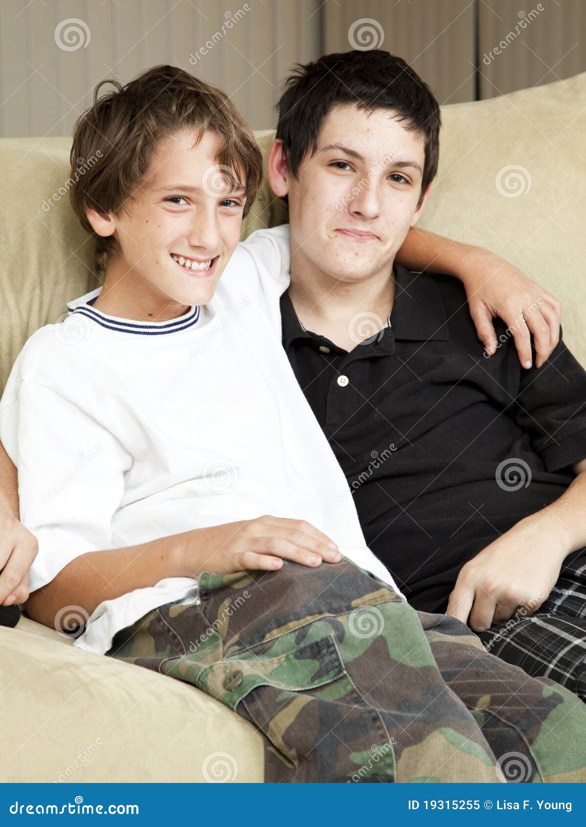Brothers stock image. Image of real, brown, adolescent - 19315255