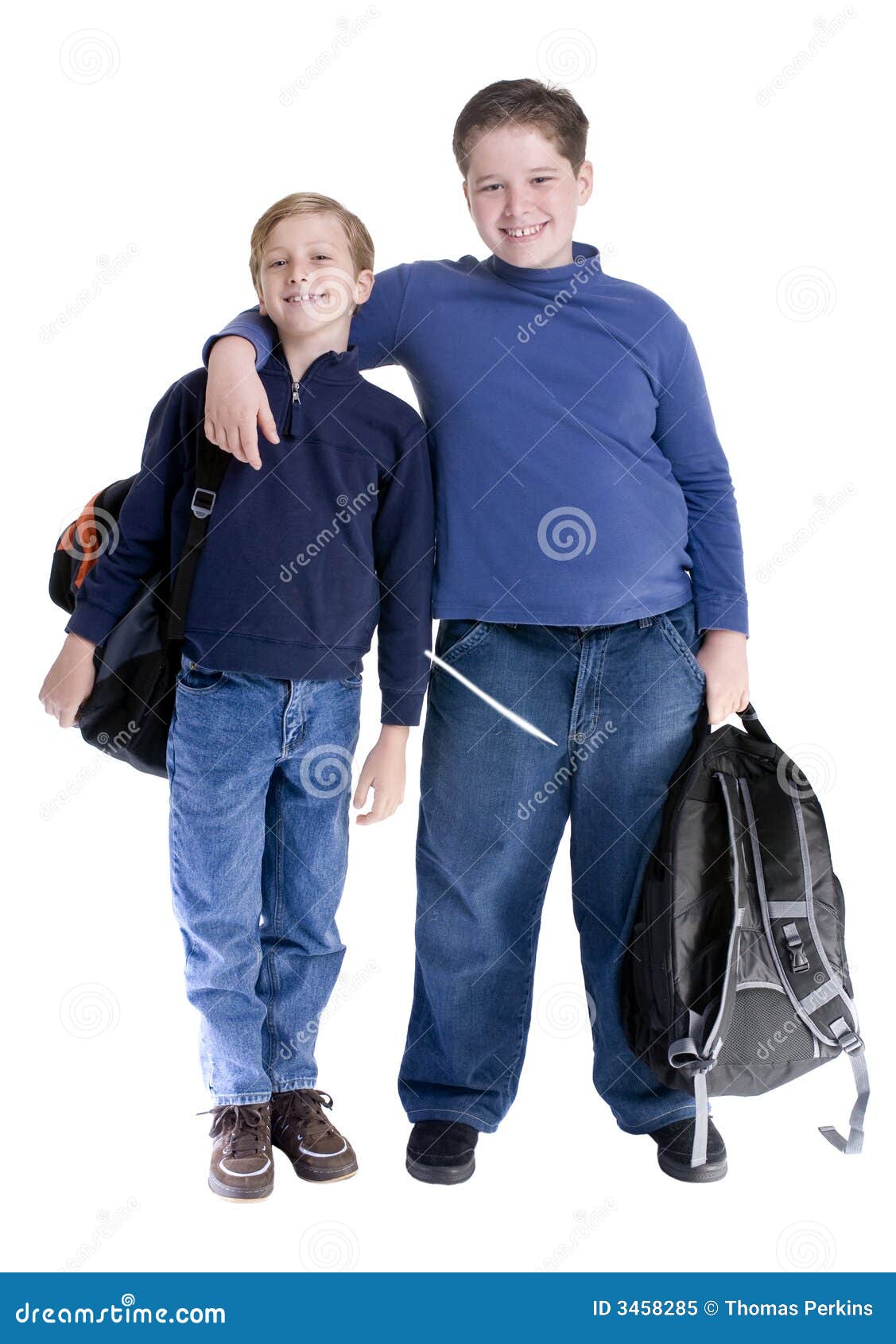 Brothers stock image. Image of education, cheerful, concept - 3458285