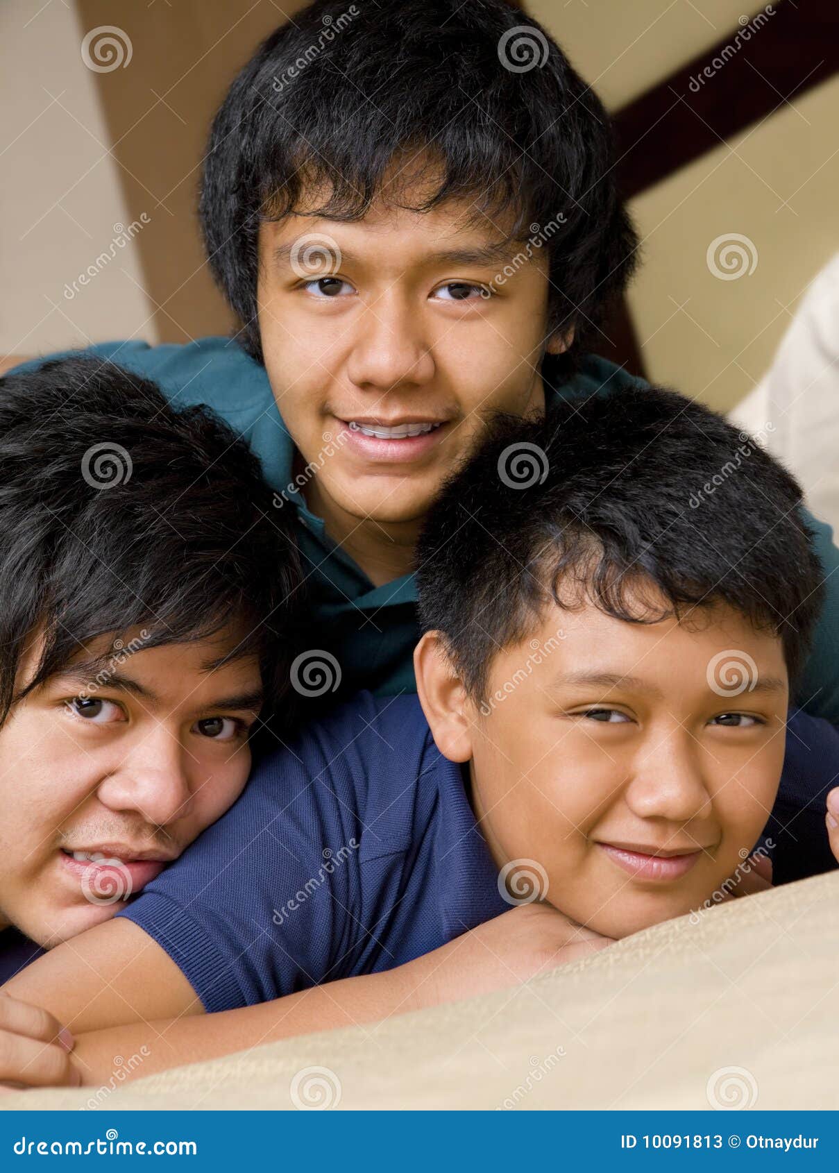 Brothers being together stock image. Image of family - 10091813