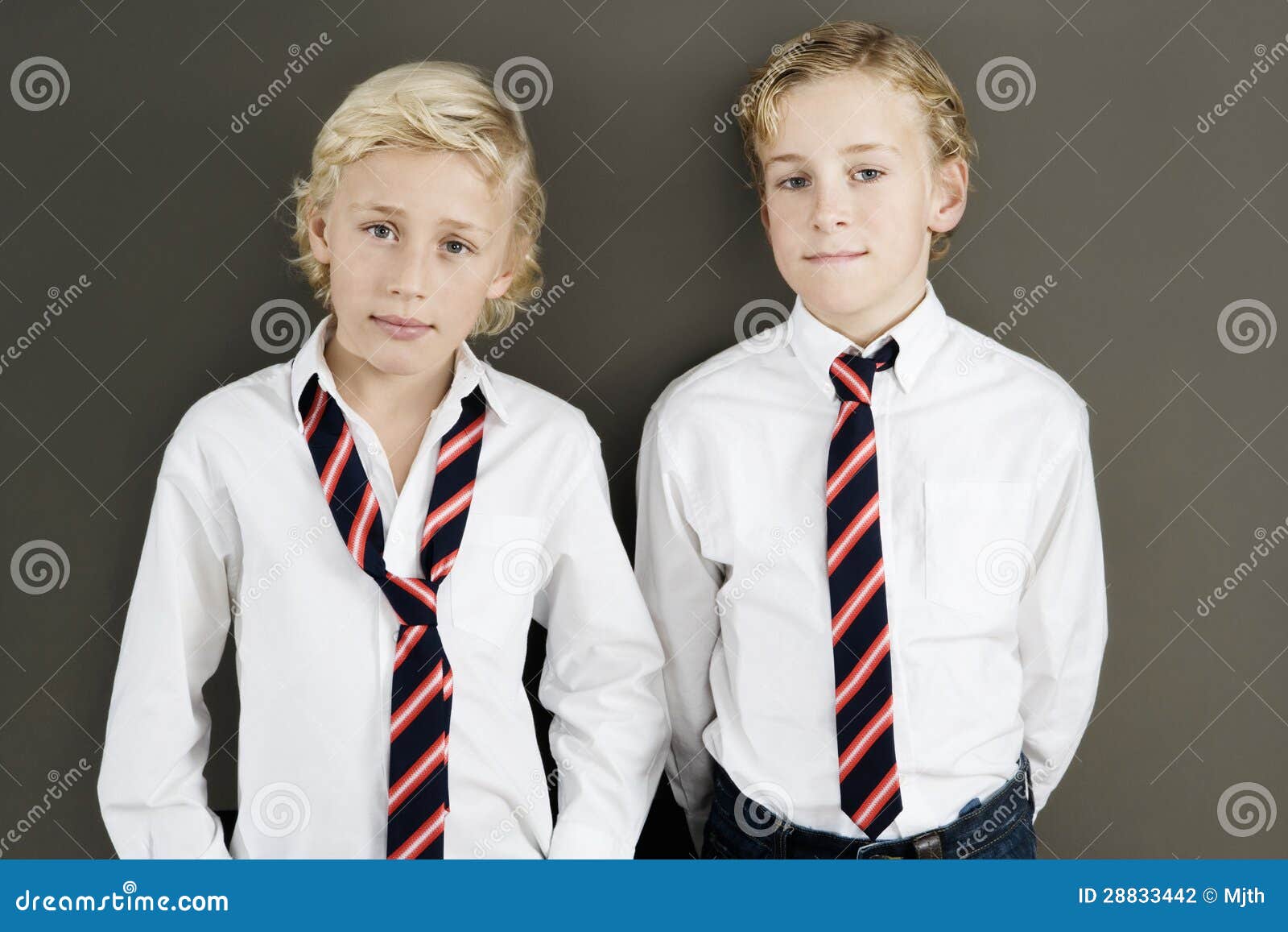 Brothers on Brown Background Stock Photo - Image of background, eyes ...
