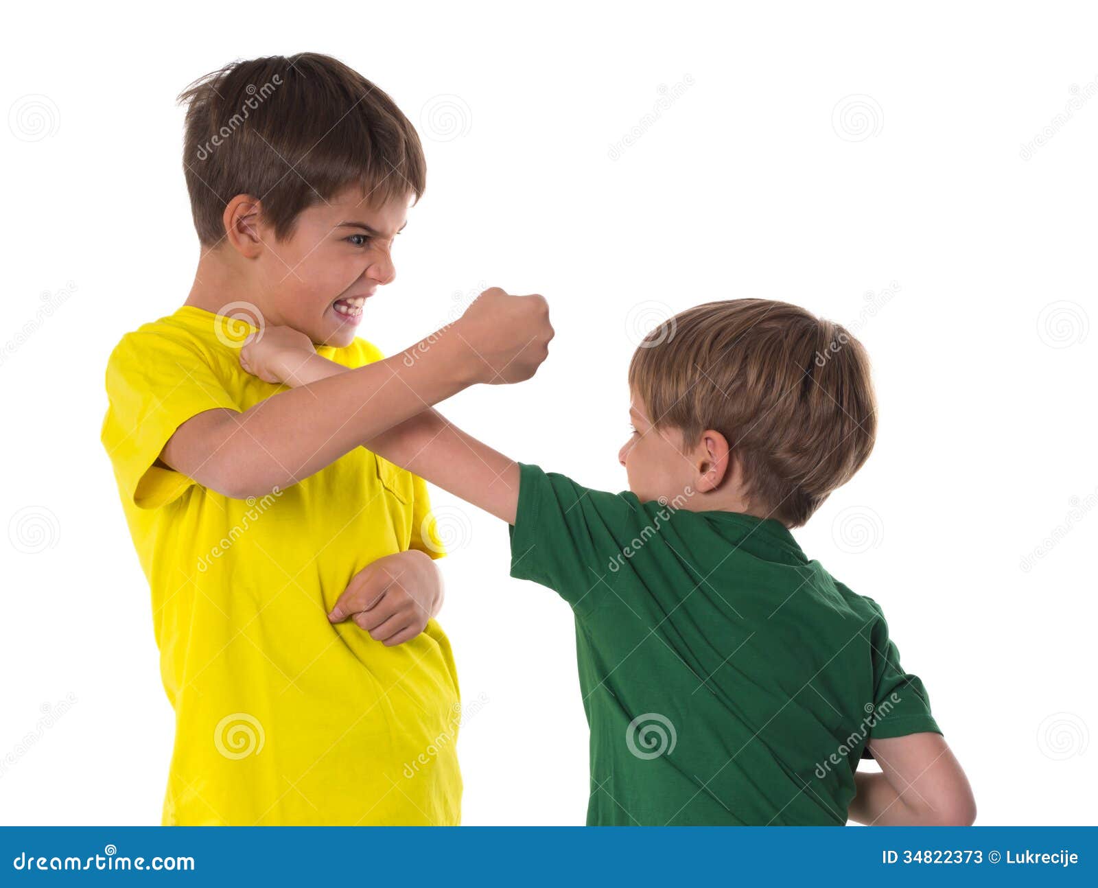 Brothers Fighting - Simulation Stock Photos - Image: 34822373