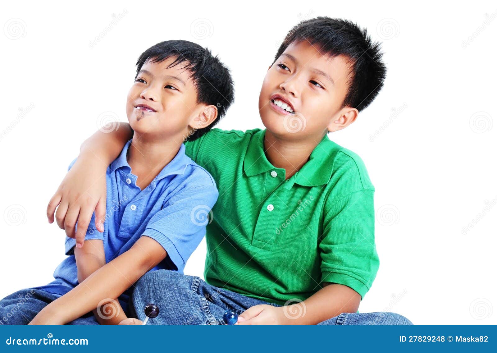 Brothers Having Fun stock photo. Image of boys, candy - 27829248