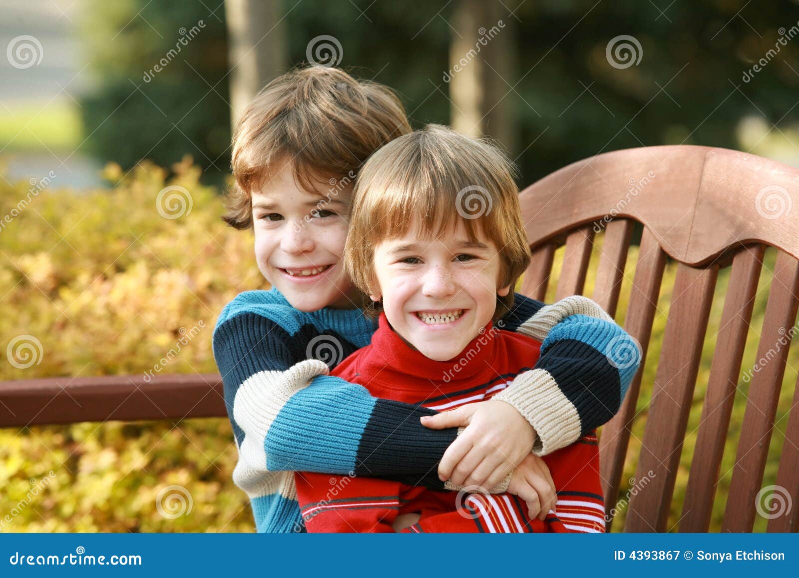 Brothers Hugging stock image. Image of cute, face, friends - 4393867