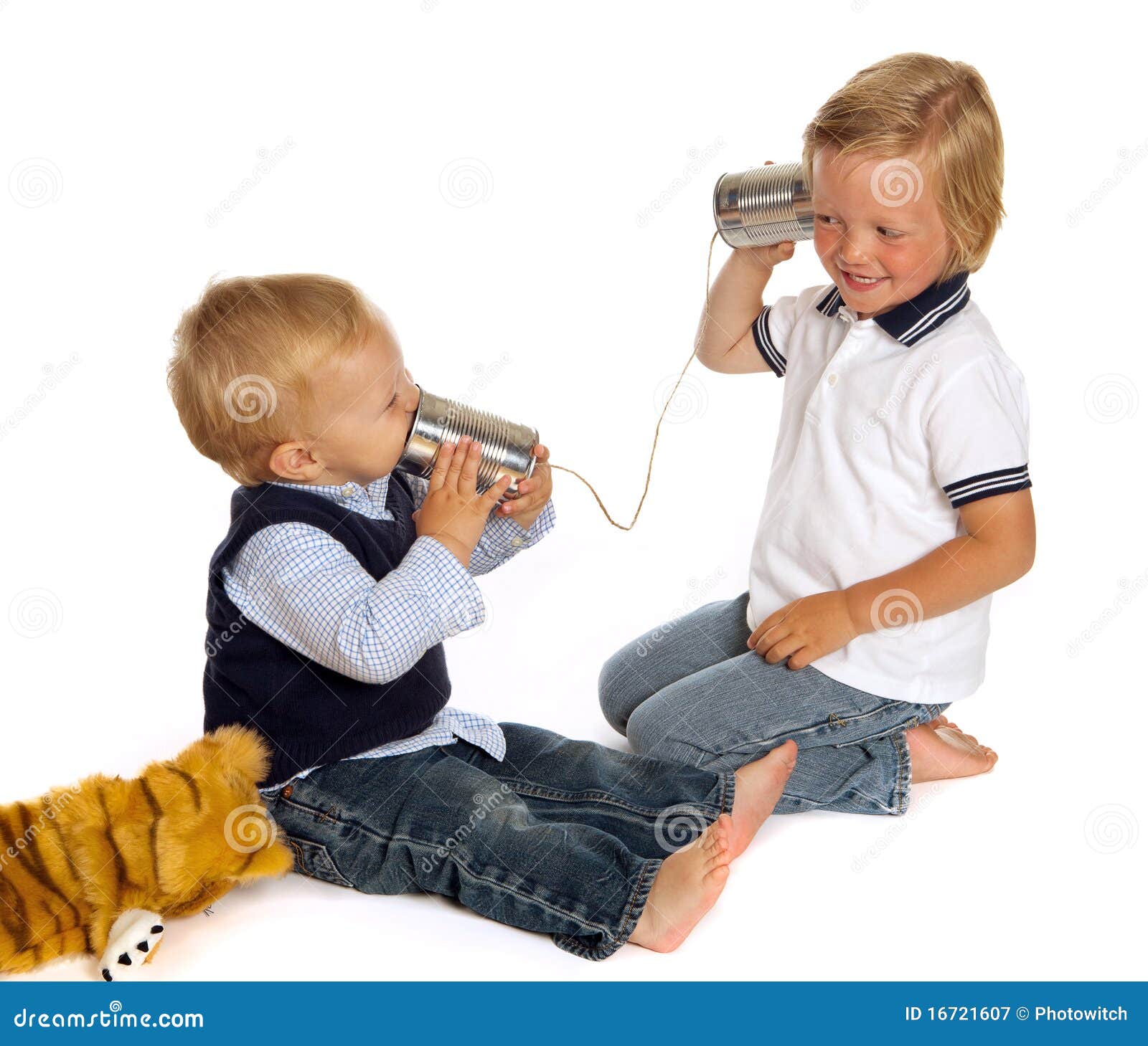Brothers on the phone stock image. Image of thread, discussion - 16721607