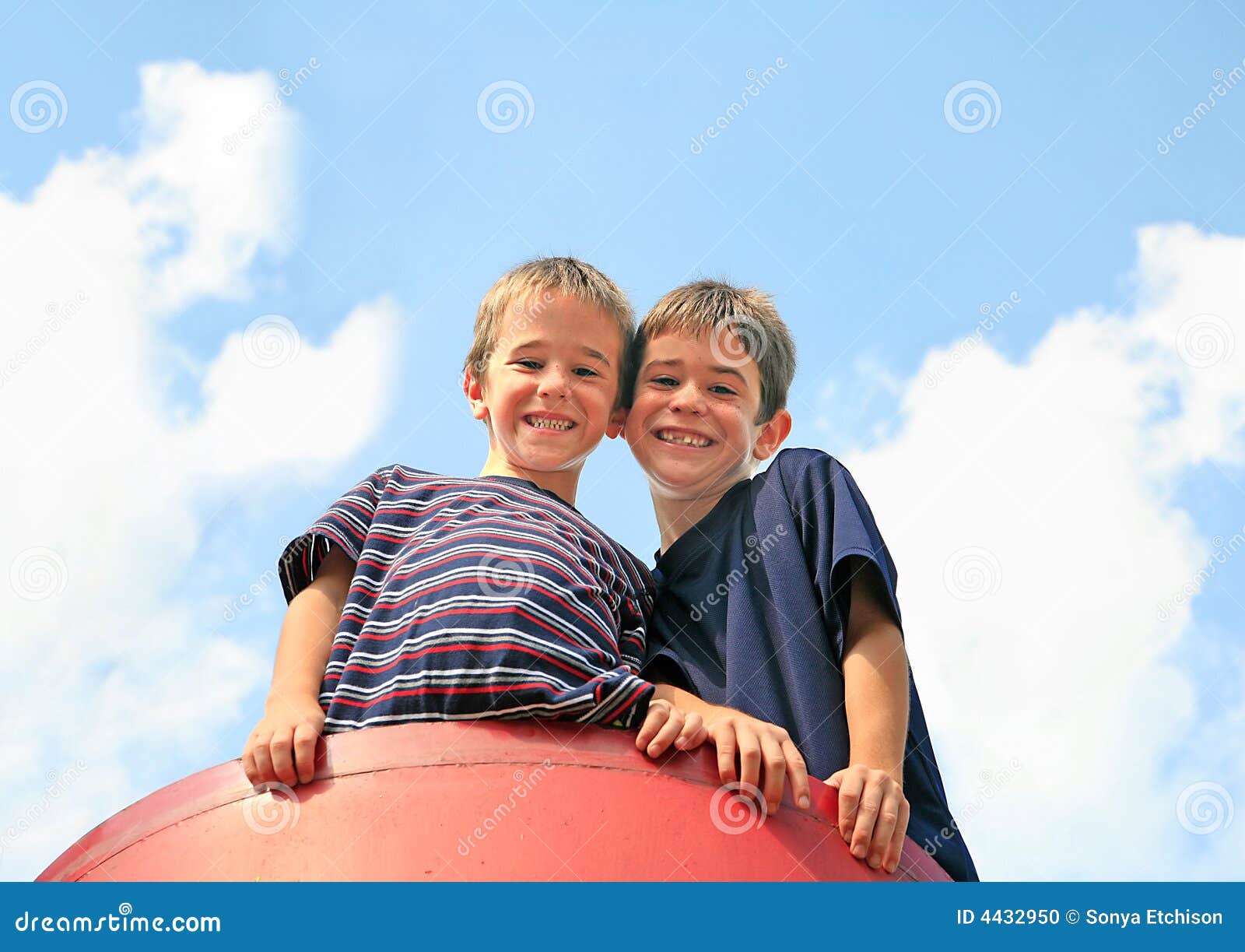 Brothers Playing Picture. Image: 4432950