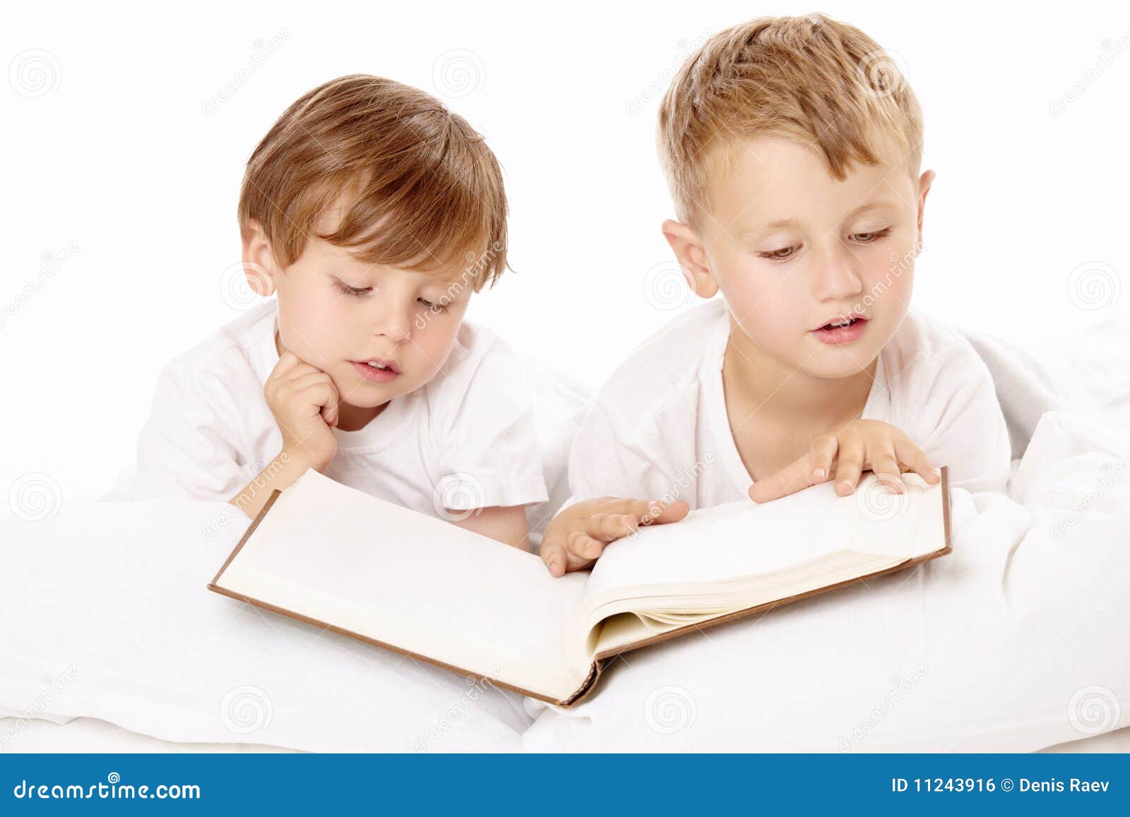 Brothers read stock photo. Image of bedtime, bedroom - 11243916