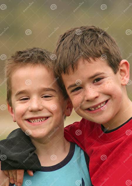 Brothers Smiling stock photo. Image of friendship, kids - 2248436