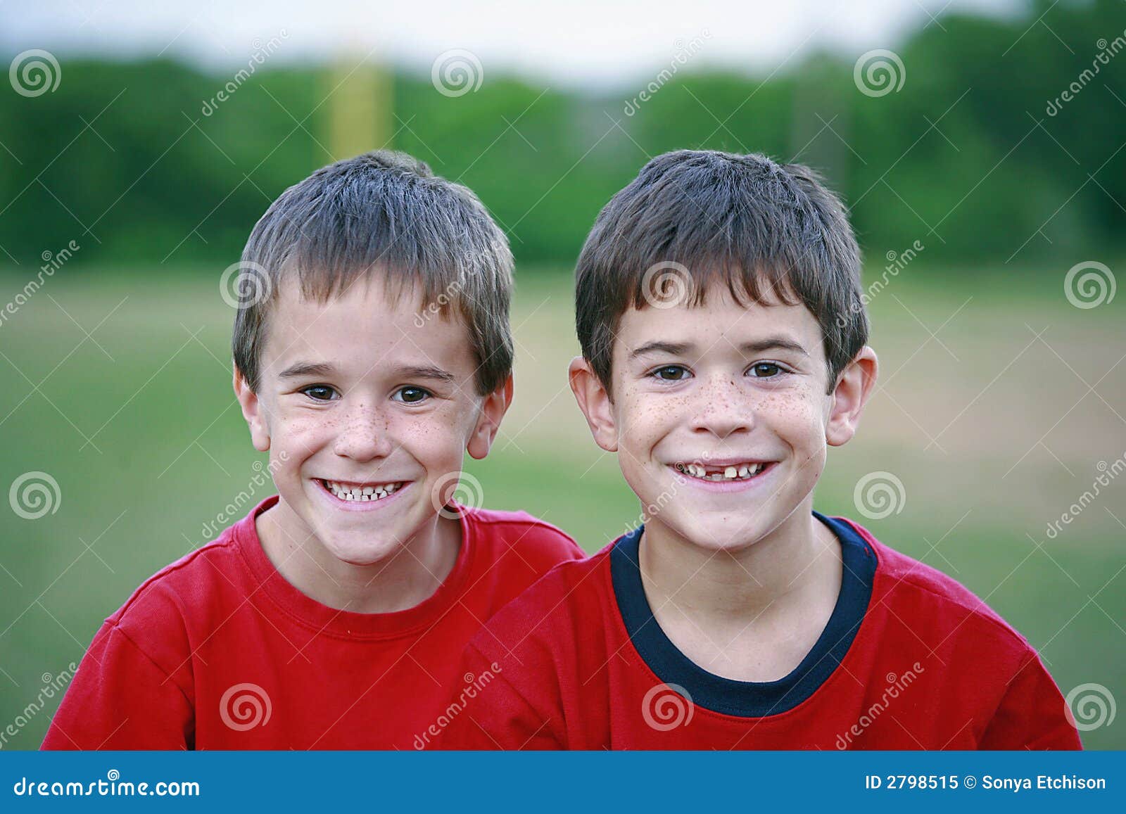 Brothers Smiling stock image. Image of close, cute, family - 2798515