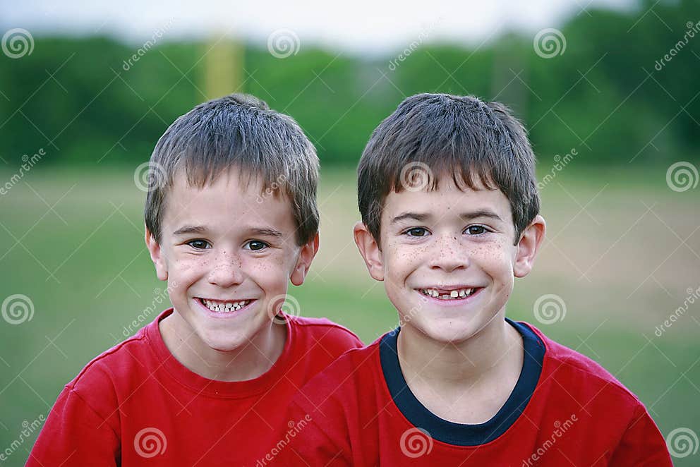 Brothers Smiling stock image. Image of close, cute, family - 2798515