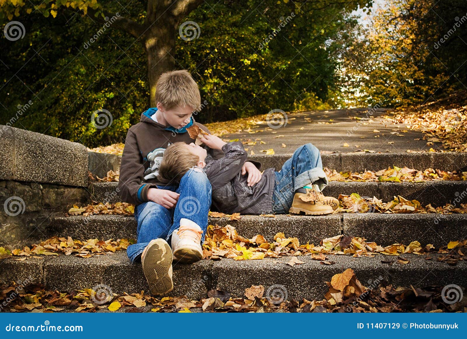 Brothers talking. stock image. Image of together, sibling - 11407129