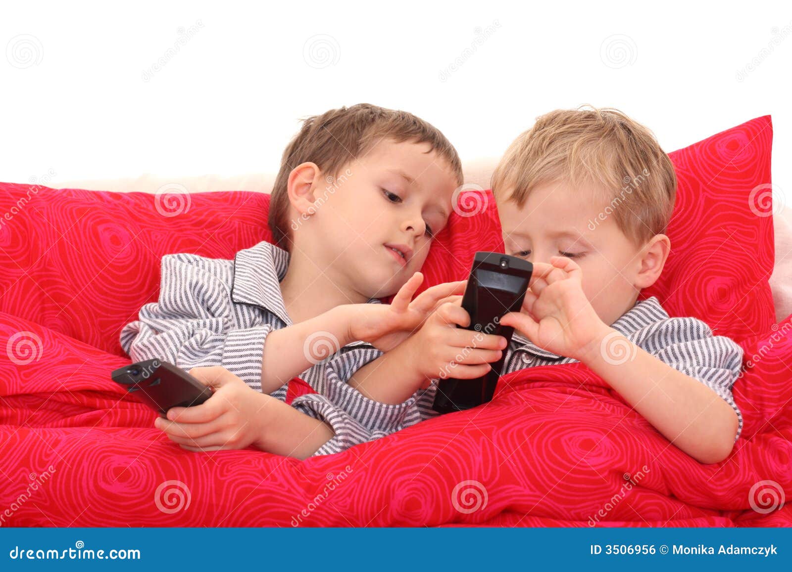 Brothers watching TV stock photo. Image of preschoolers - 3506956