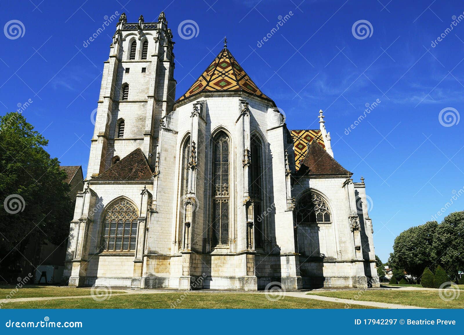 Brou royal monastery stock image. Image of bourg, catholic - 17942297