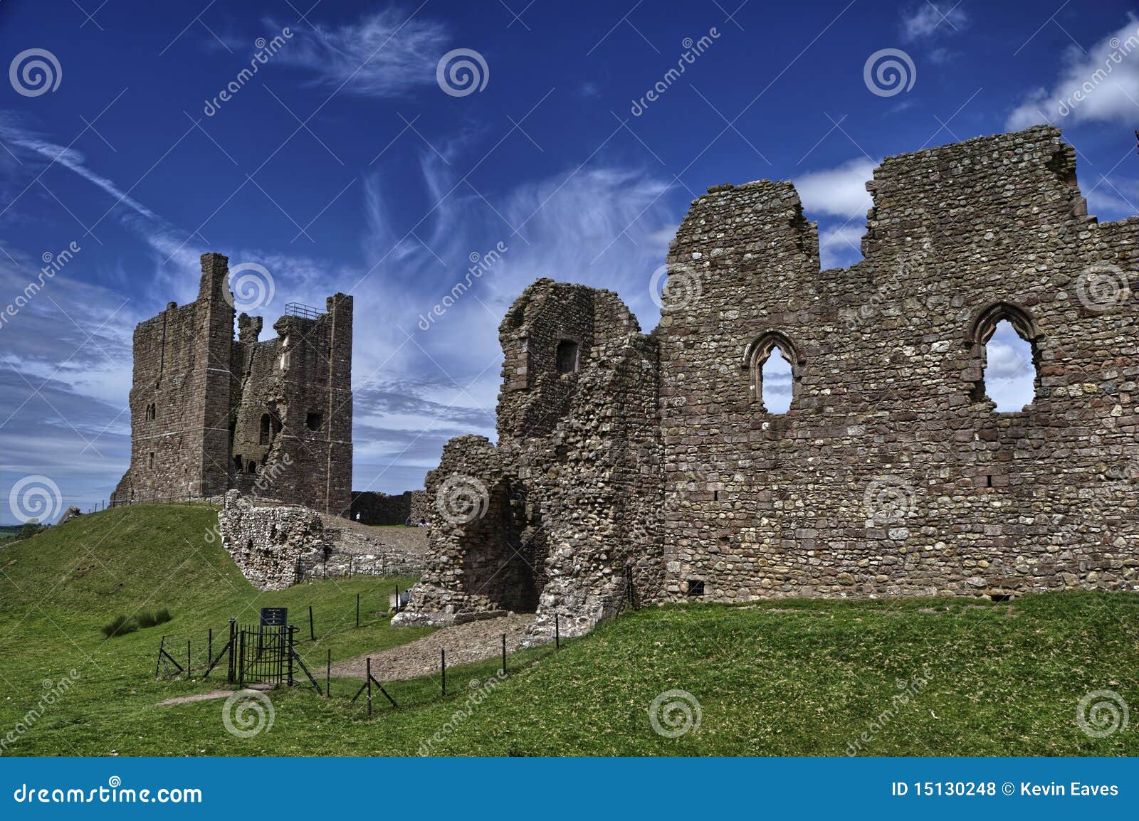 Brough Castle stock photo. Image of castle, ancient, fortress - 15130248