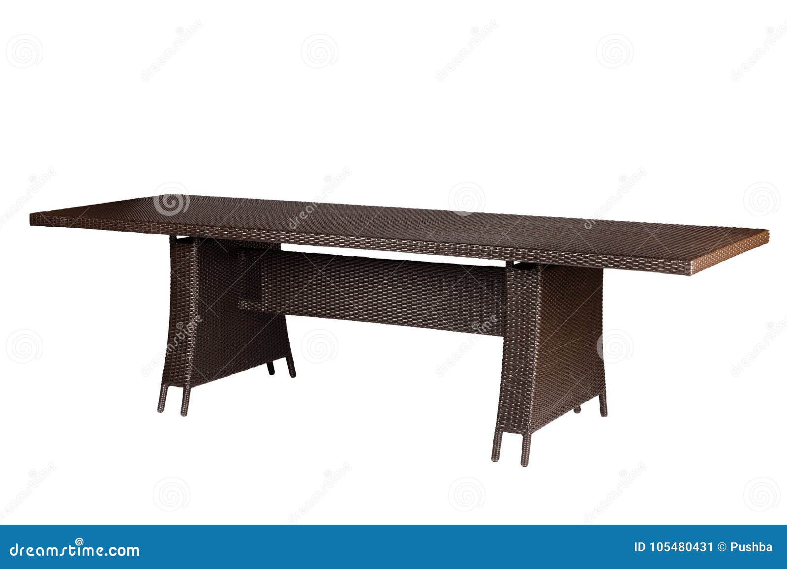 Broun Coffee Table on Four Legs Stock Image - Image of modern, antique ...
