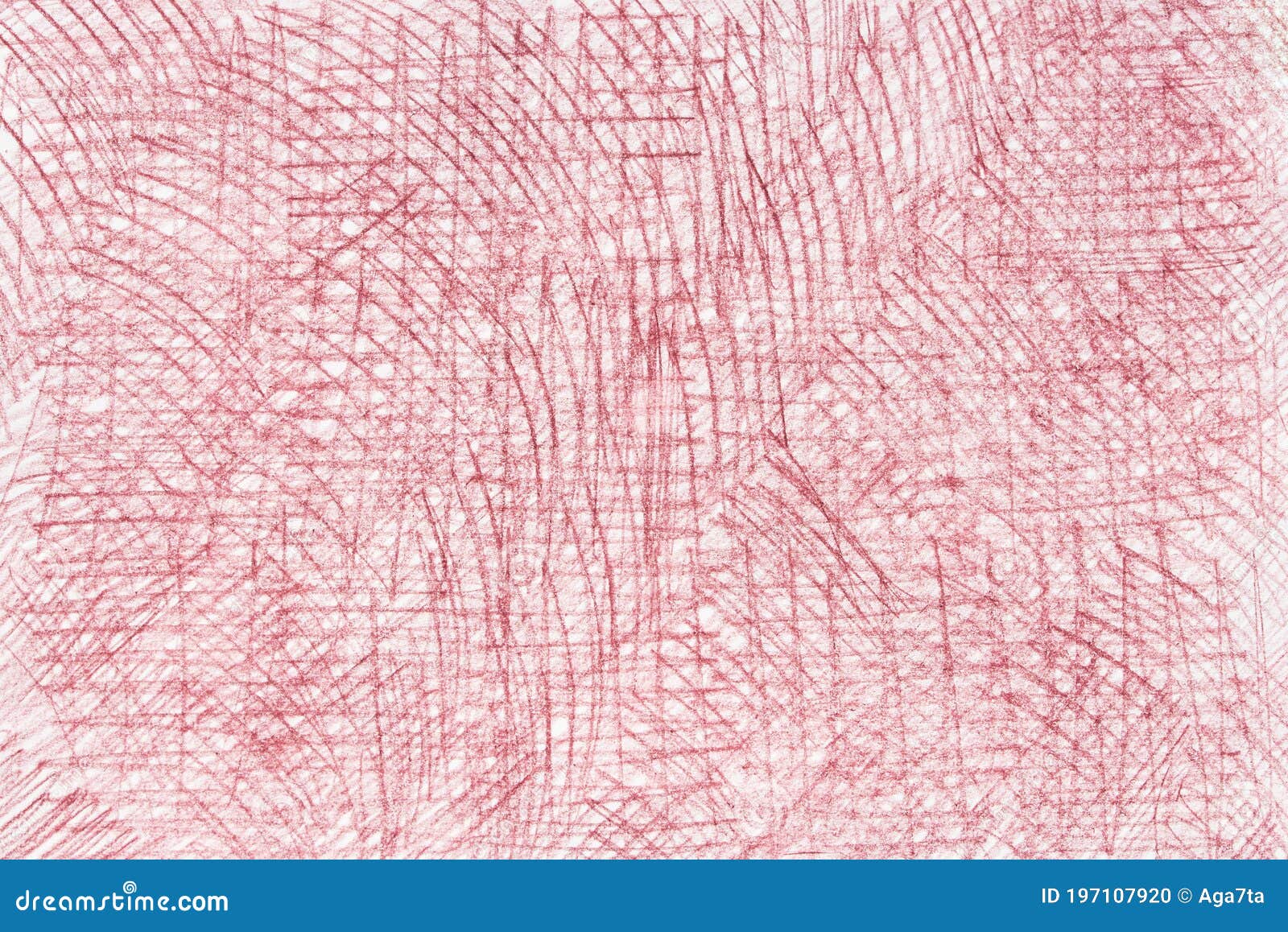 Abstract Crayon On White Background. Blue Crayon Scribble Texture. Wax ...