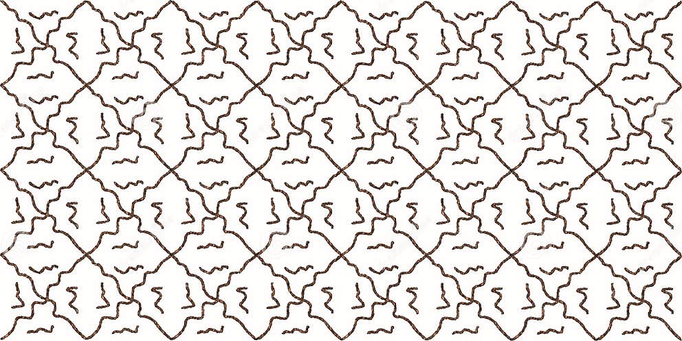 Brown Abstract Line Work Pattern Hand Drawn Diagonal and Random Lines ...