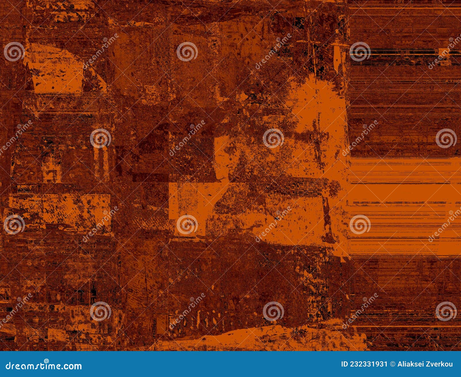 Brown Abstract Pattern with Striking Inserts of Dark and Light Colors ...