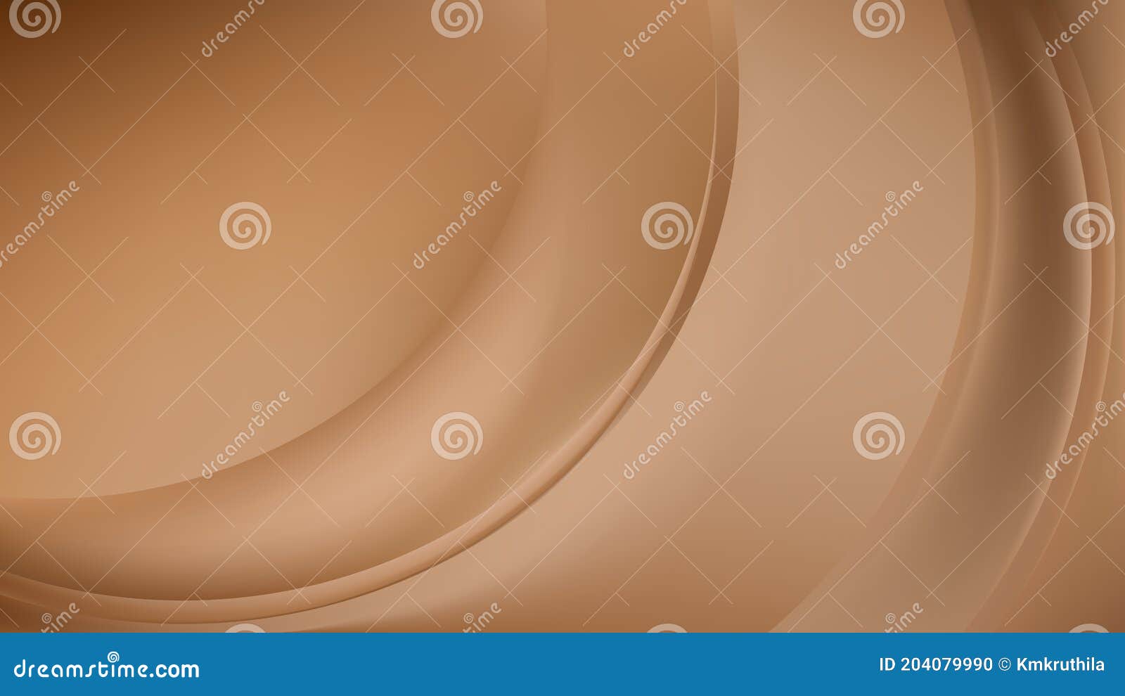 Brown Abstract Wave Background Template Vector Stock Illustration ...