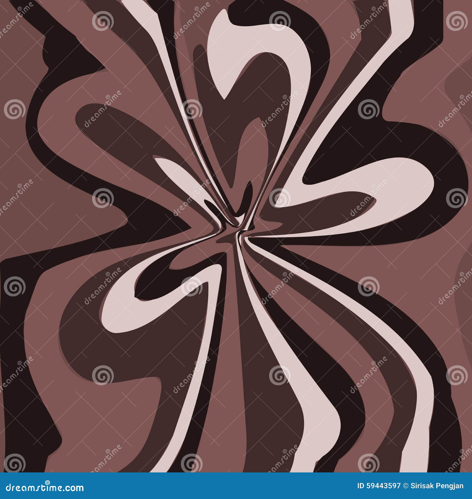 Brown Abstract Wave Design Element Background Vector Stock Vector ...