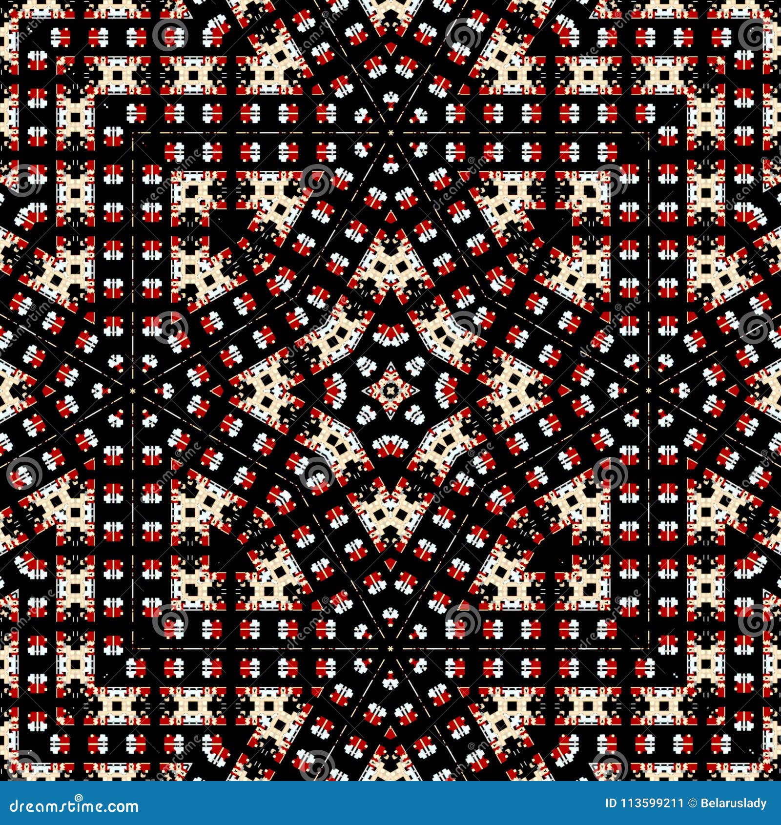 Brown Pretty Arabesque Rug Arabic Pattern Stock Illustration ...