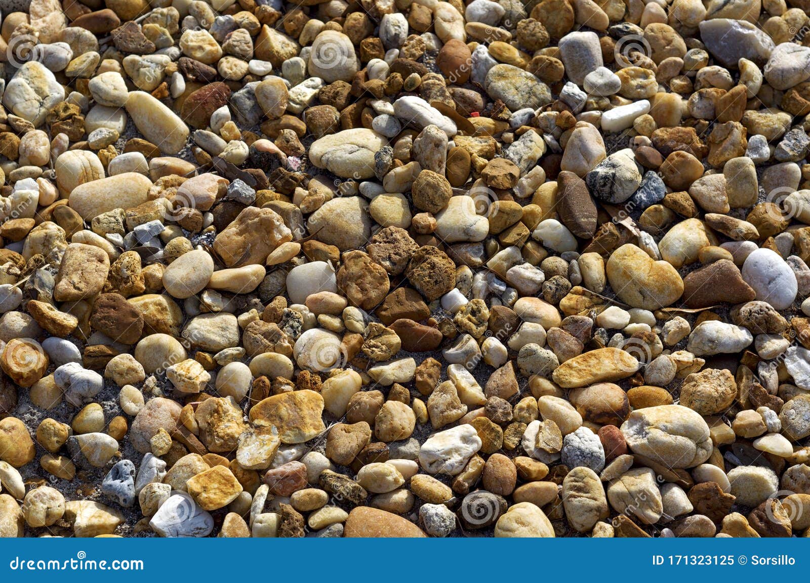 Brown Assorted River Stone Background Stock Image - Image of background ...