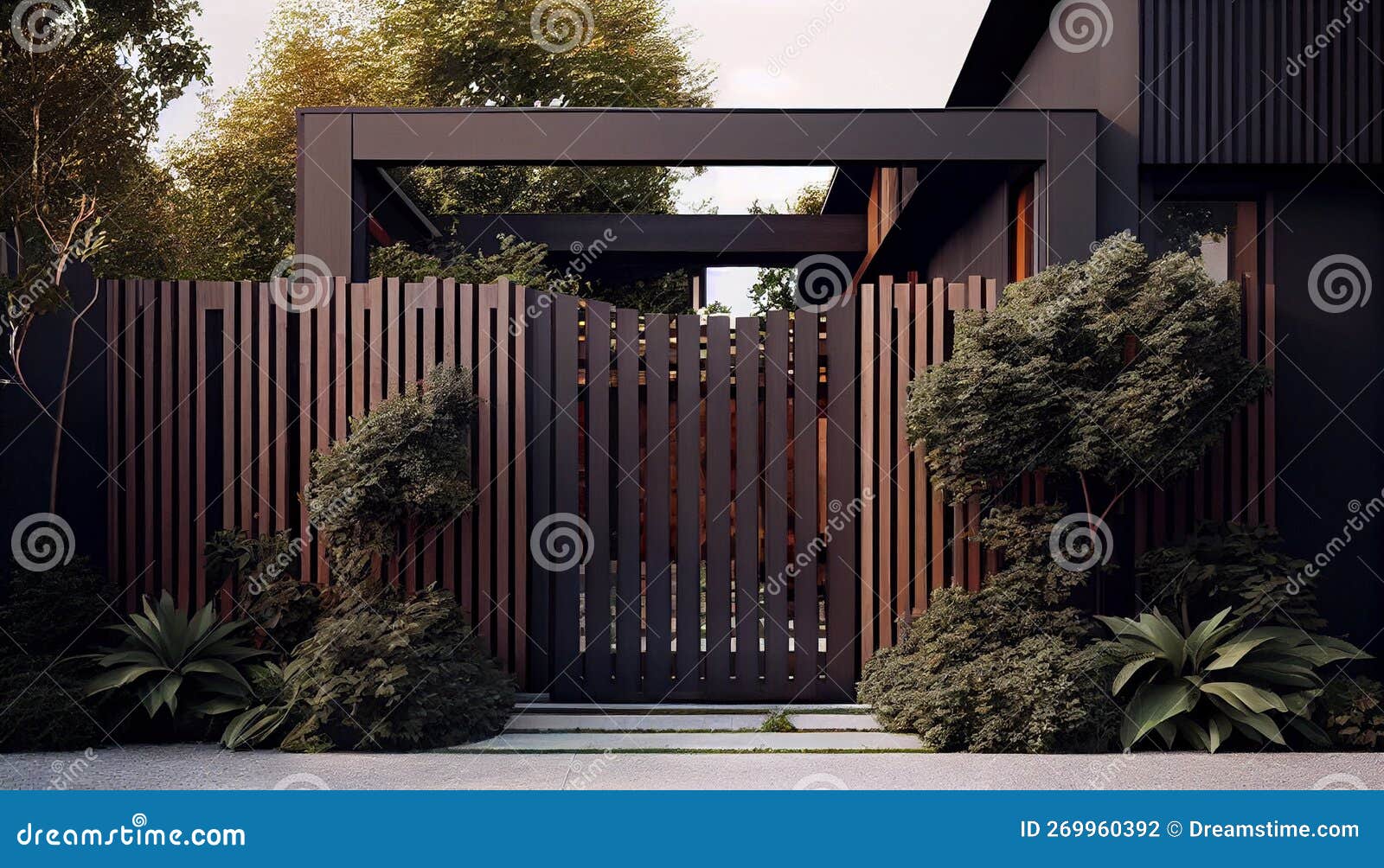 Brown Automatic Wooden Entry Door Stock Photo - Image of house, home ... Brown Automatic Wooden Entry Door Stock Photo - Image of house, home ...