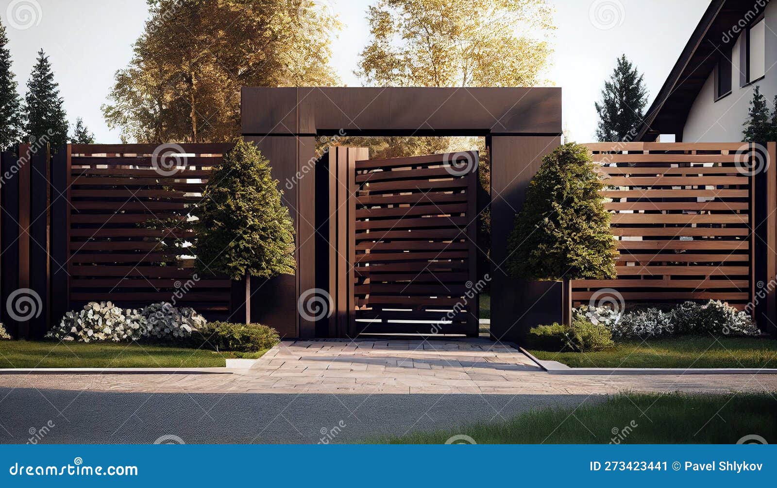 Brown Automatic Wooden Entry Door Stock Image - Image of metal ... Brown Automatic Wooden Entry Door Stock Image - Image of metal ...